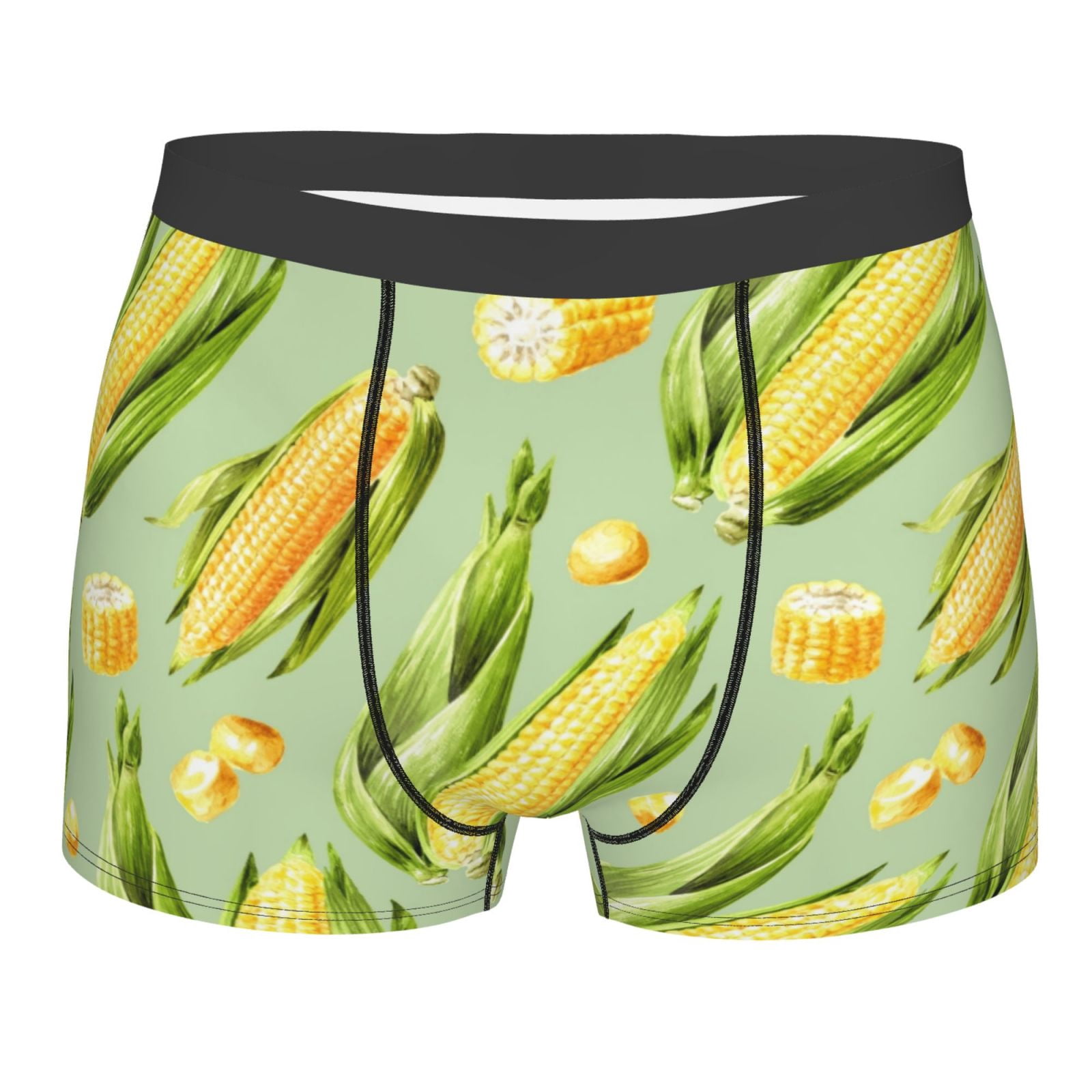 Balery Fresh Sweet Corn Men's Boxer Briefs, Soft and Breathable Cotton ...