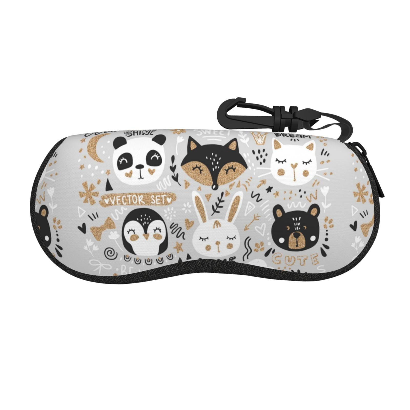 Balery Funny Animals Series for Zipper Sunglasses Case, Eyeglasses ...