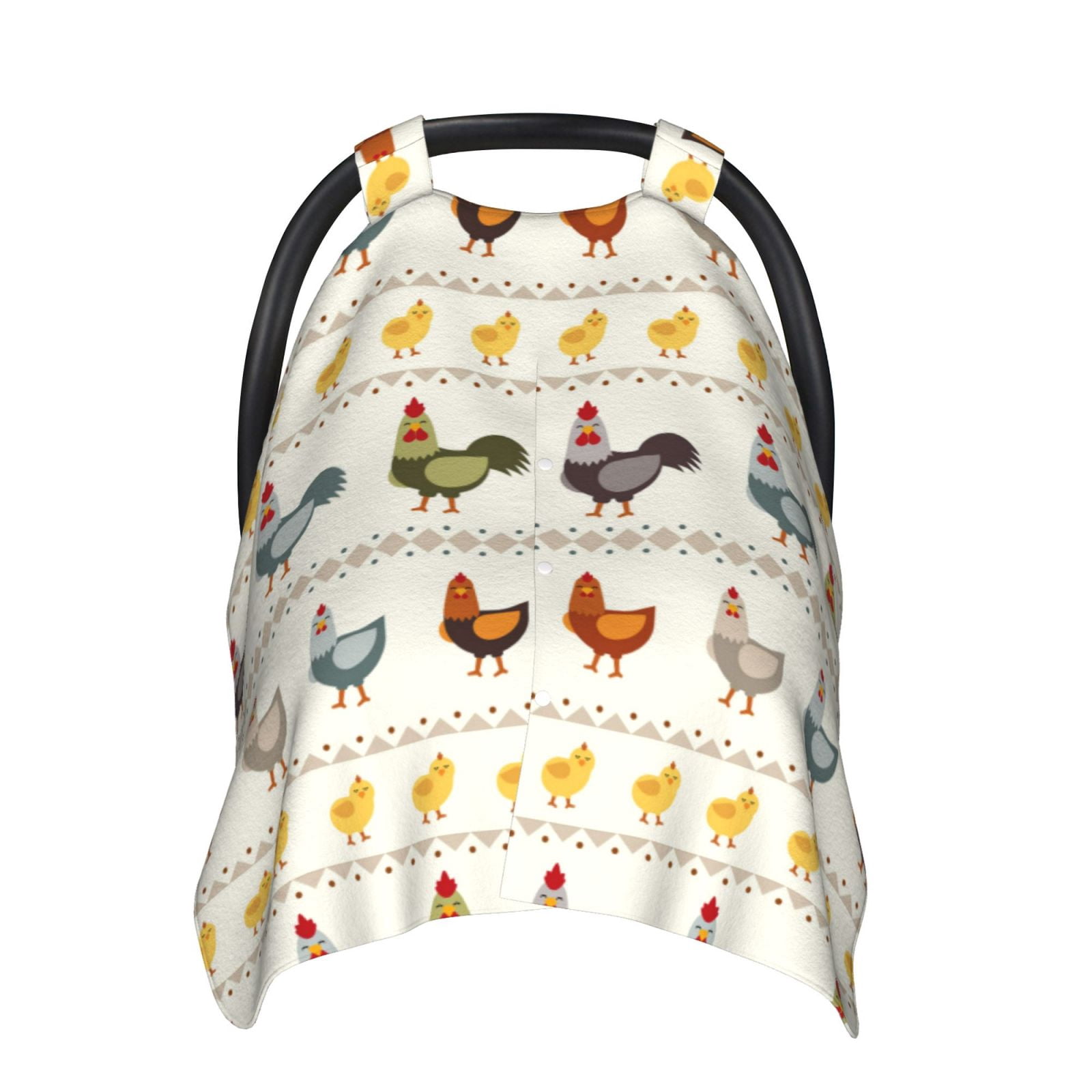 Balery Funny Chicken Printed Nursing Cover Breastfeeding Scarf - Baby ...