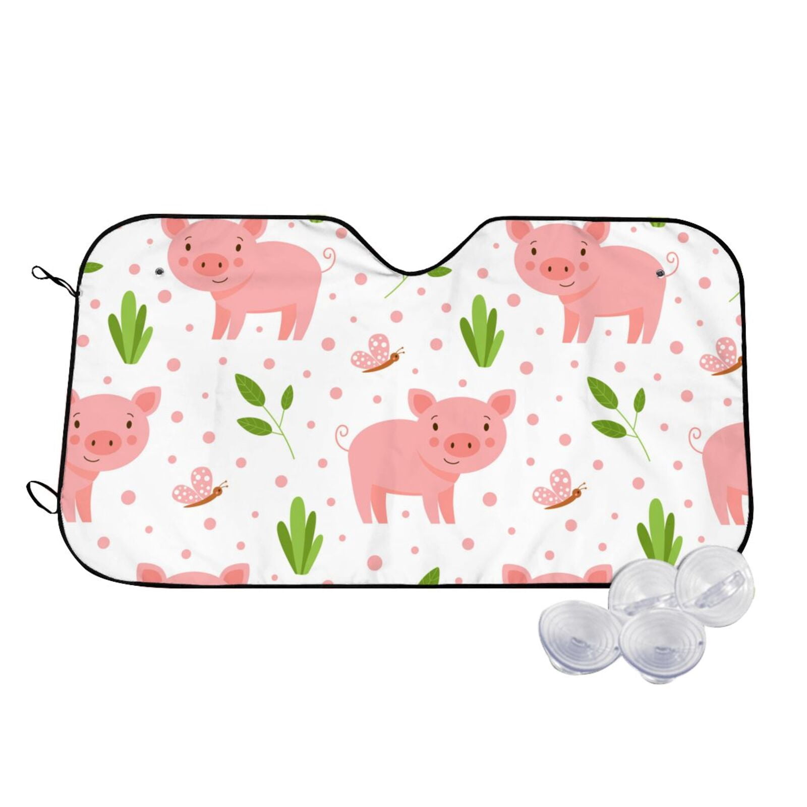 Balery Funny Little Pigs Windshield Sun Shade, Car Front Window ...