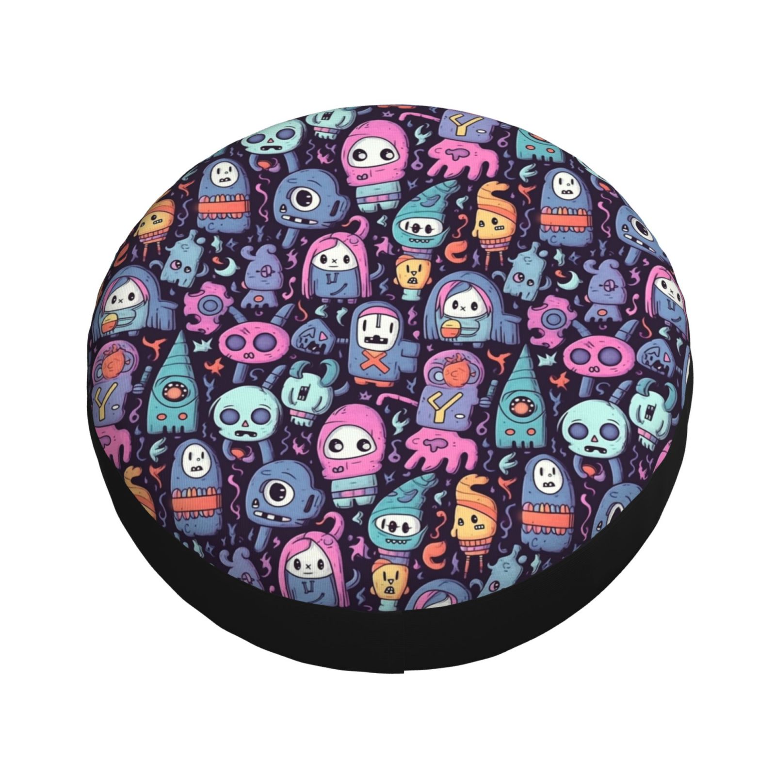 Balery Funny colorful skull ghost Tire Covers - Tough Tire Wheel ...