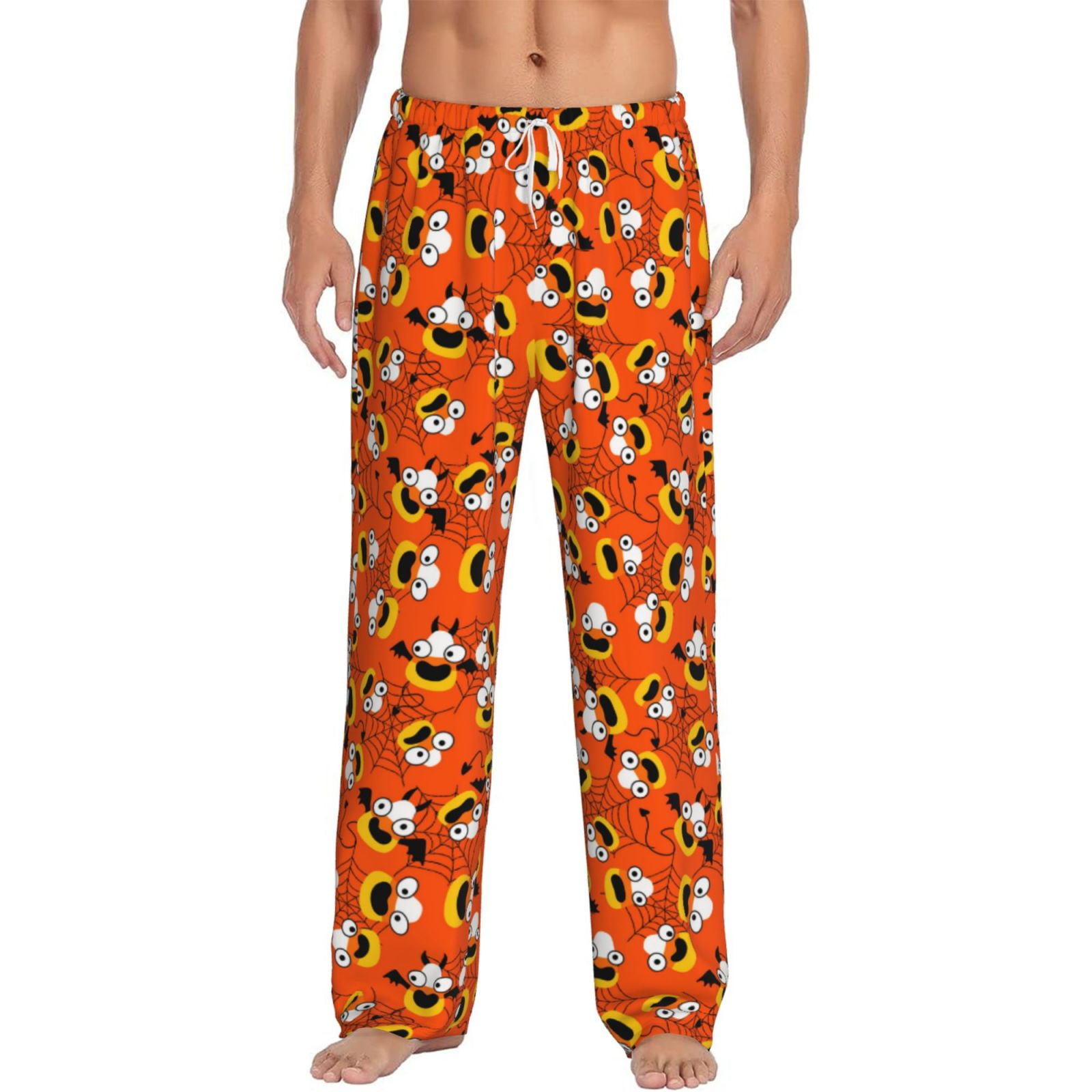 Balery Funny corn spider web print Men's Pajama Pants,Ultra Lightweight ...