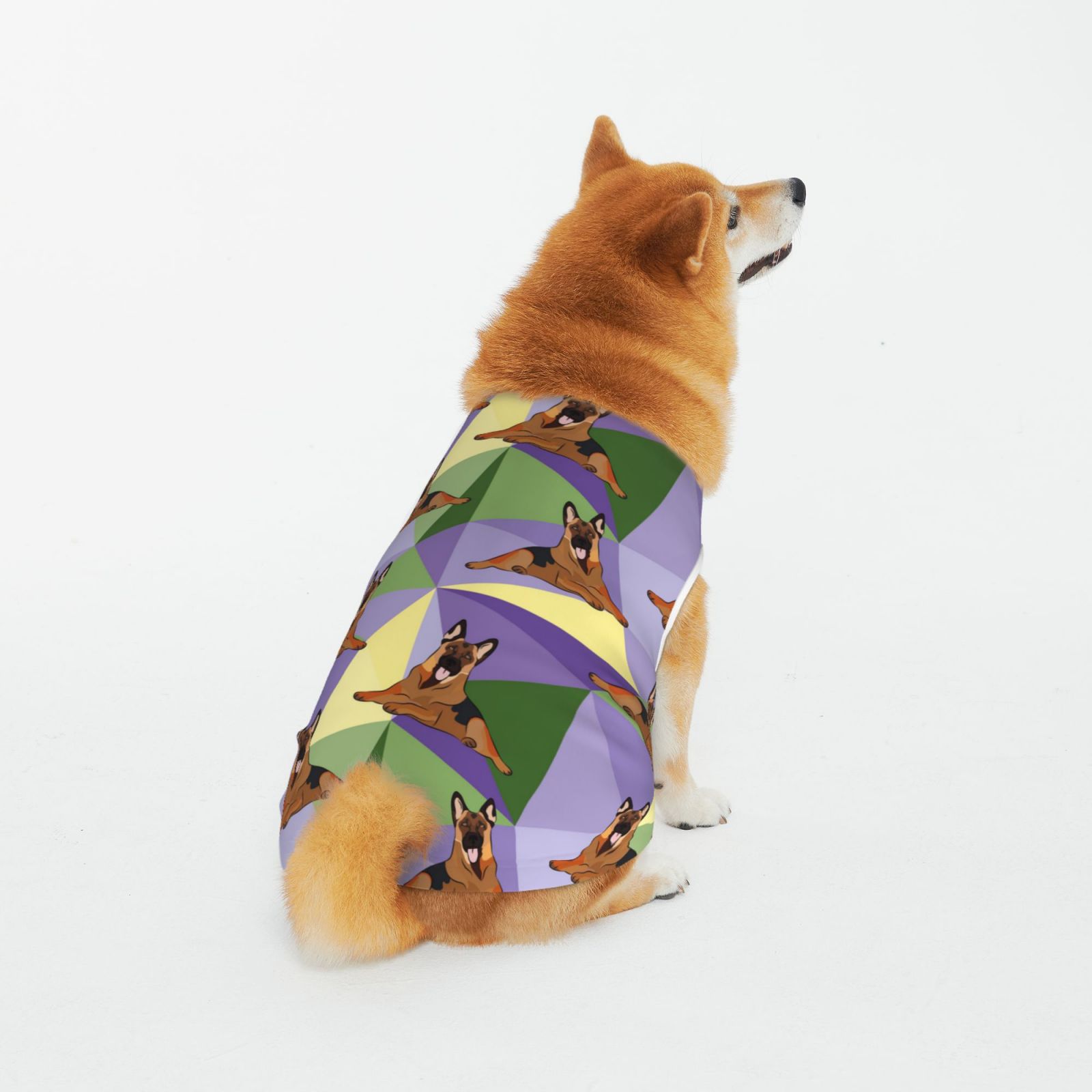 Balery German Shepherd Dog Pattern Cat Dog Sweater,Knit Big Dog Sweater ...