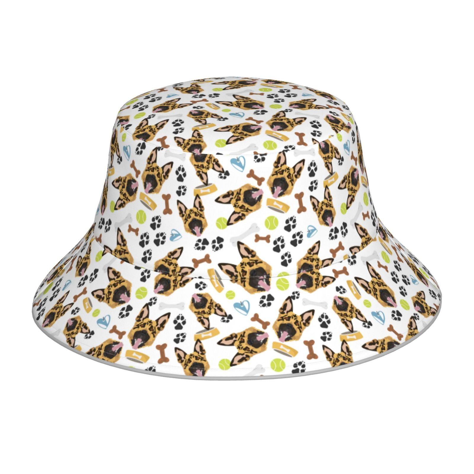 Balery German Shepherd Dog Sun Hats for Men Women Bucket Hat UPF 50 ...