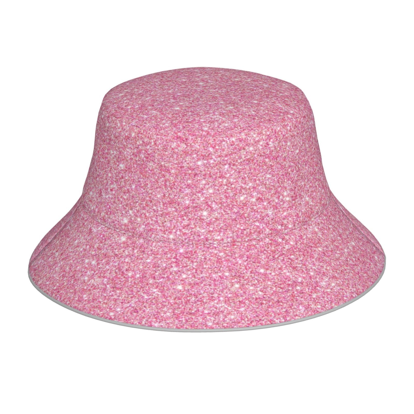 Balery Glitter Pink Sun Hats for Men Women Bucket Hat UPF 50+ Buckey ...