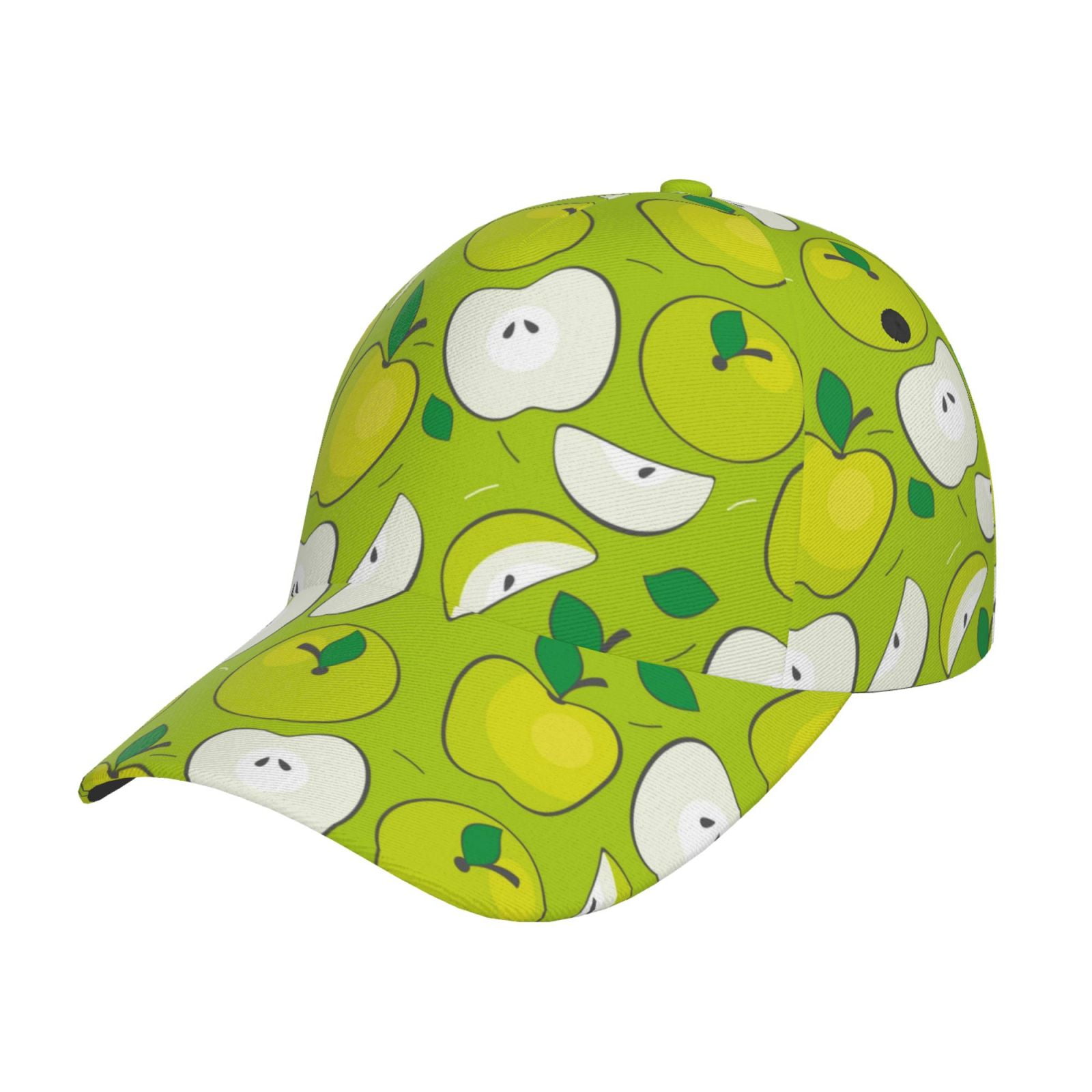 Balery Green Apple Baseball Cap For Women Men,Adjustable Size For ...