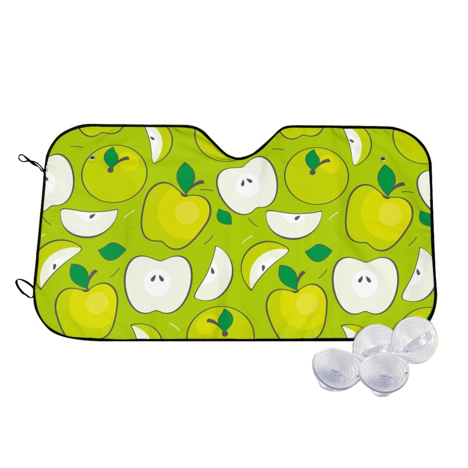 Balery Green Apple Print Car Windshield Sun Shade,Windshield Sunshade ...