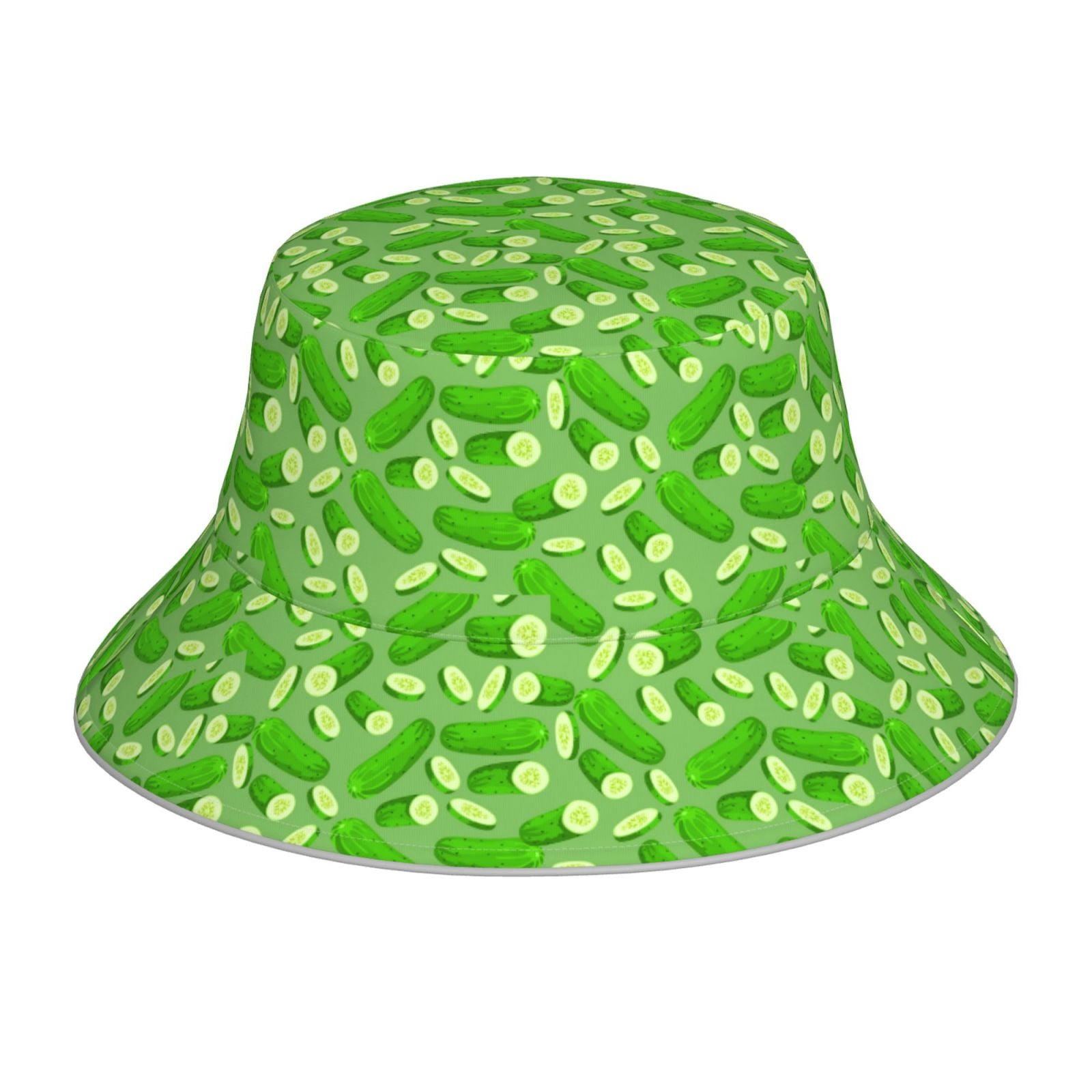 Balery Green Cucumber Sun Hats for Men Women Bucket Hat UPF 50+ Buckey ...