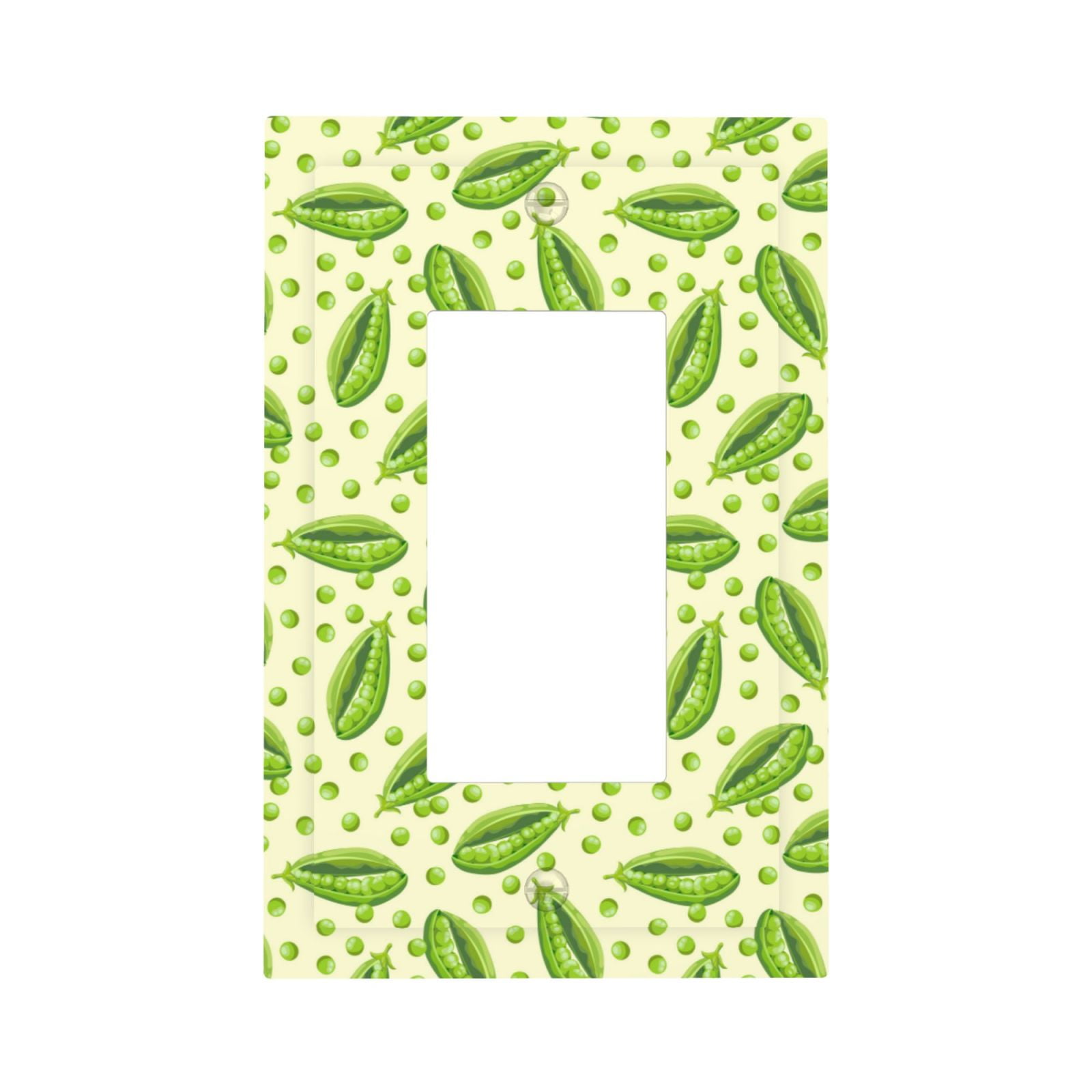 Balery Green Peas for Duplex Wall Plates Kit, Electrical Outlet Covers ...