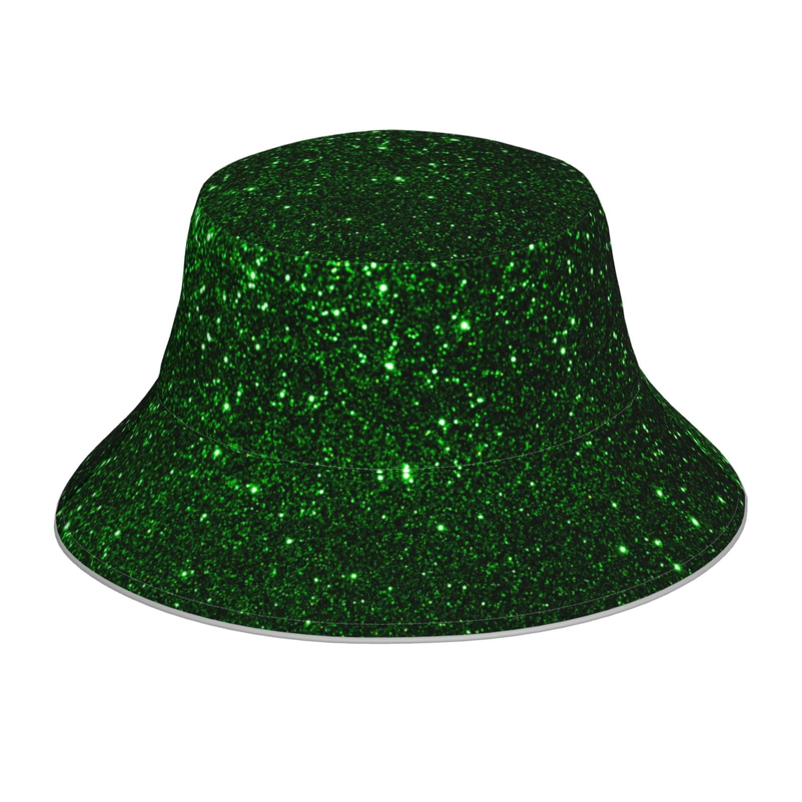 Balery Green Sparkling Sun Hats for Men Women Bucket Hat UPF 50+ Buckey ...
