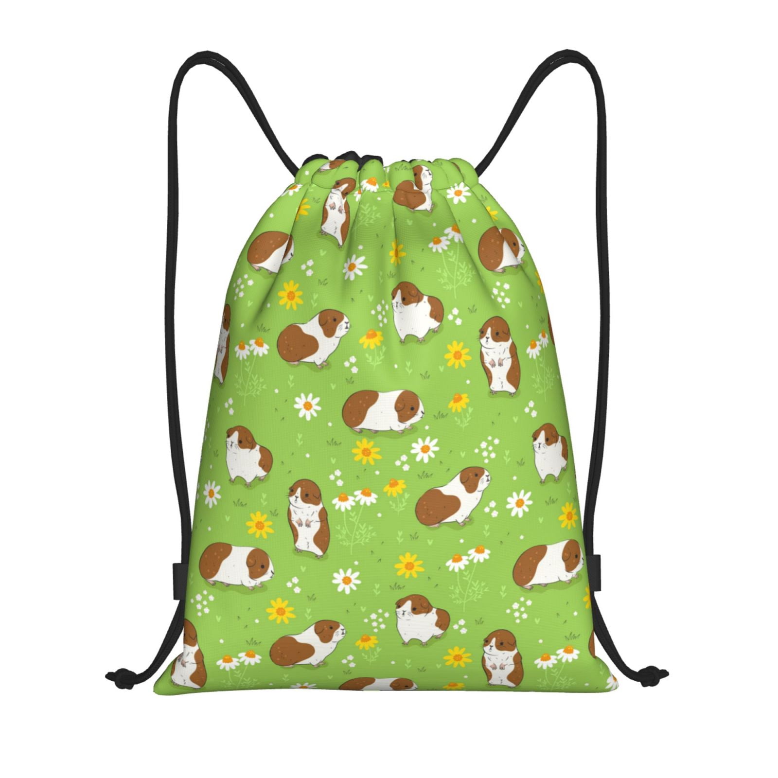 Balery Guinea Pigs Pattern Drawstring Backpack Bag Sport Gym Sackpack ...