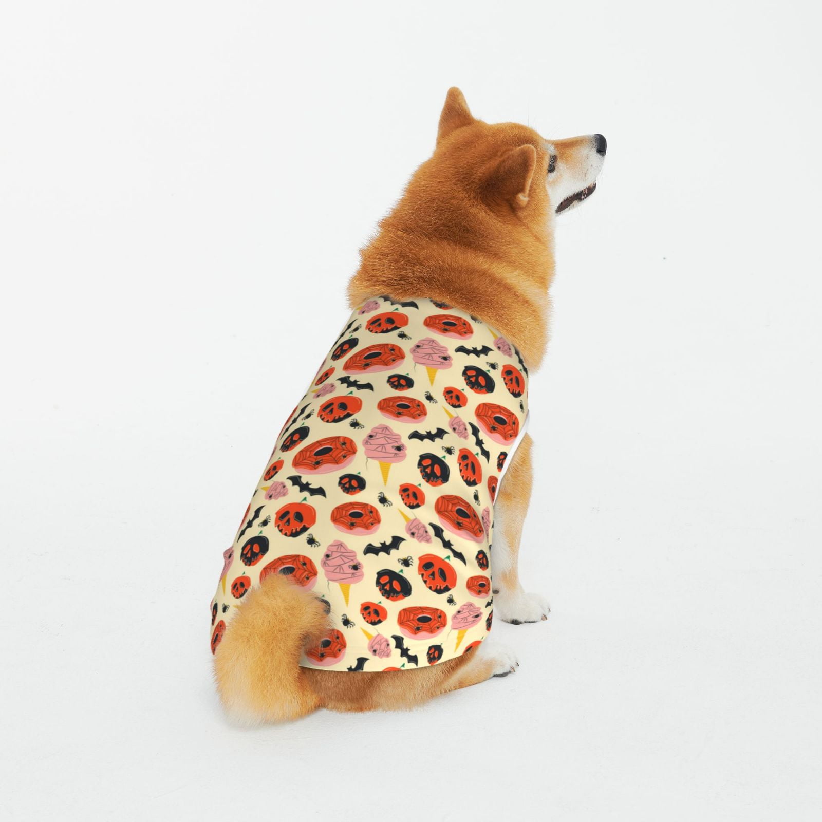 Balery Halloween Donut Pattern Cat Dog Sweater,Knit Big Dog Sweater ...