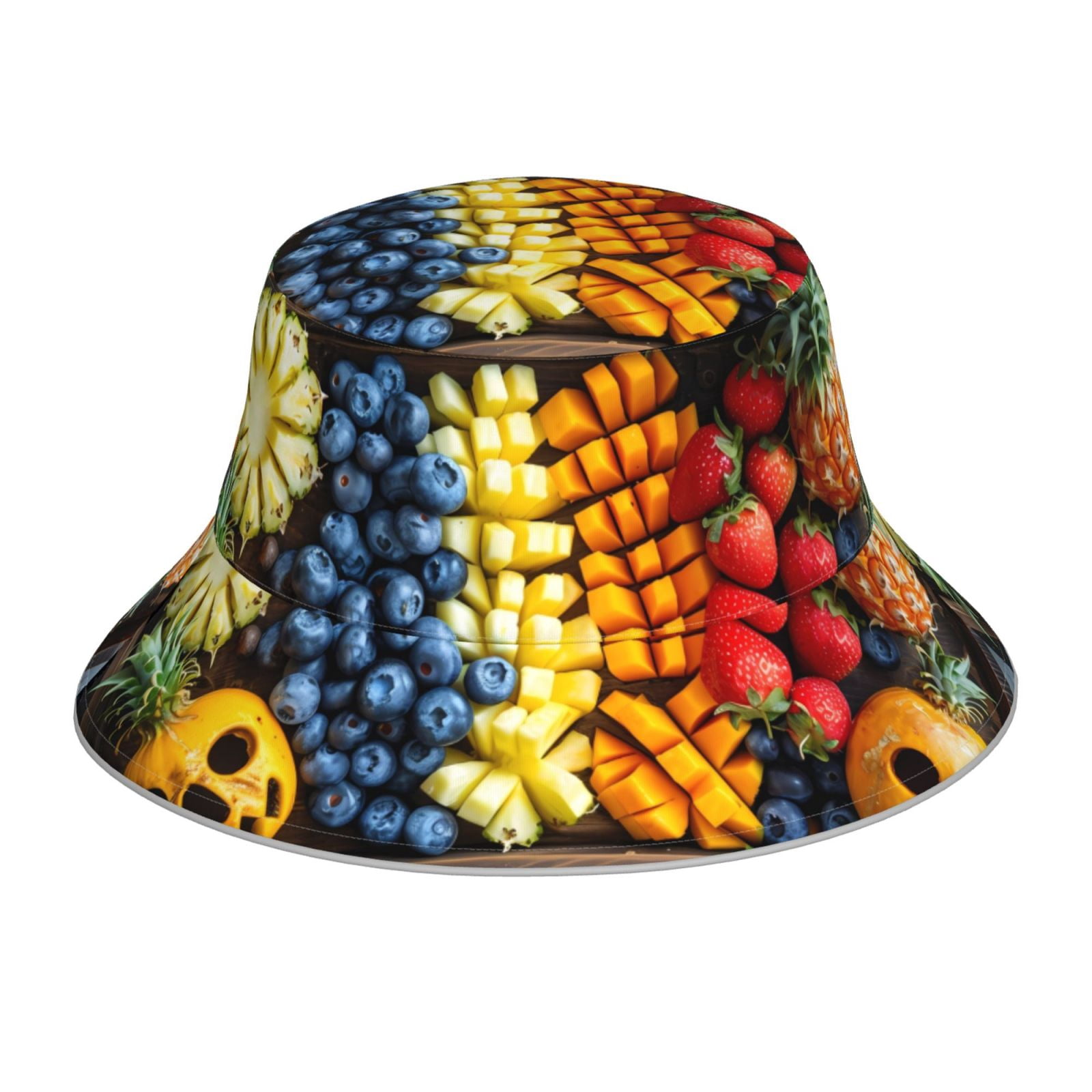 Balery Halloween Fruit Platter Sun Hats for Men Women Bucket Hat UPF 50 ...