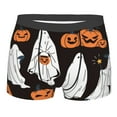 Balery Halloween Ghosts And Pumpkins Men's Boxer Briefs, Soft and ...