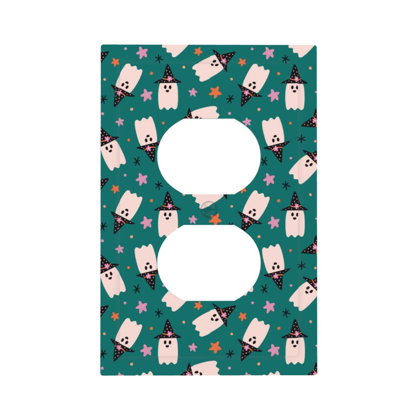 Balery Halloween Ghosts for Duplex Wall Plates Kit, Electrical Outlet ...