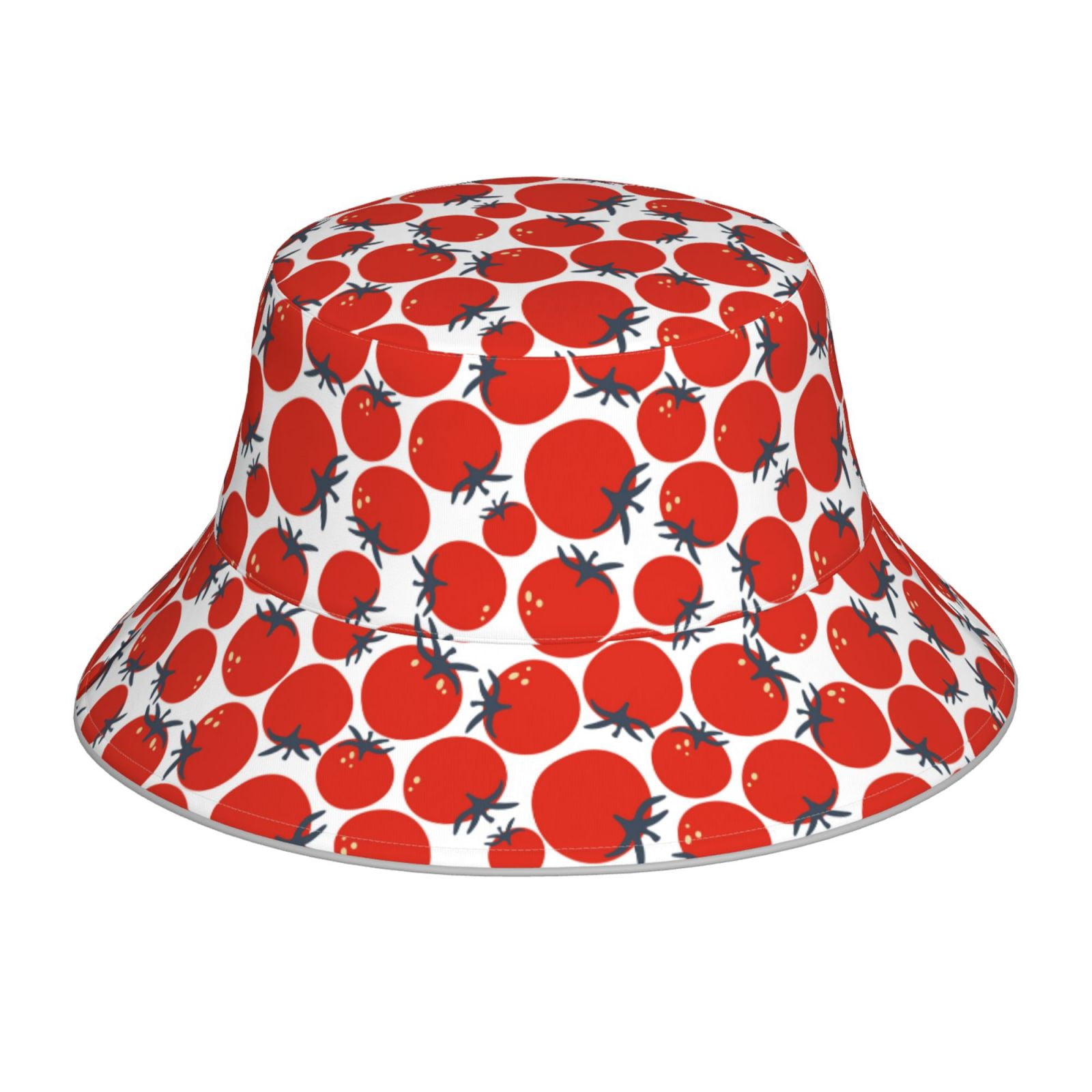 Balery Hand Drawn Tomatoes Sun Hats for Men Women Bucket Hat UPF 50 ...
