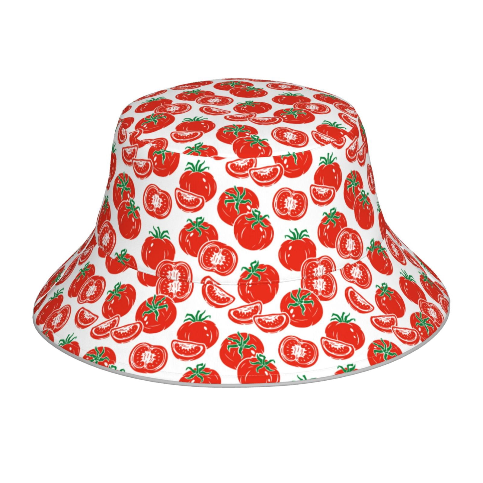 Balery Hand Drawn Tomatoes Sun Hats for Men Women Bucket Hat UPF 50 ...