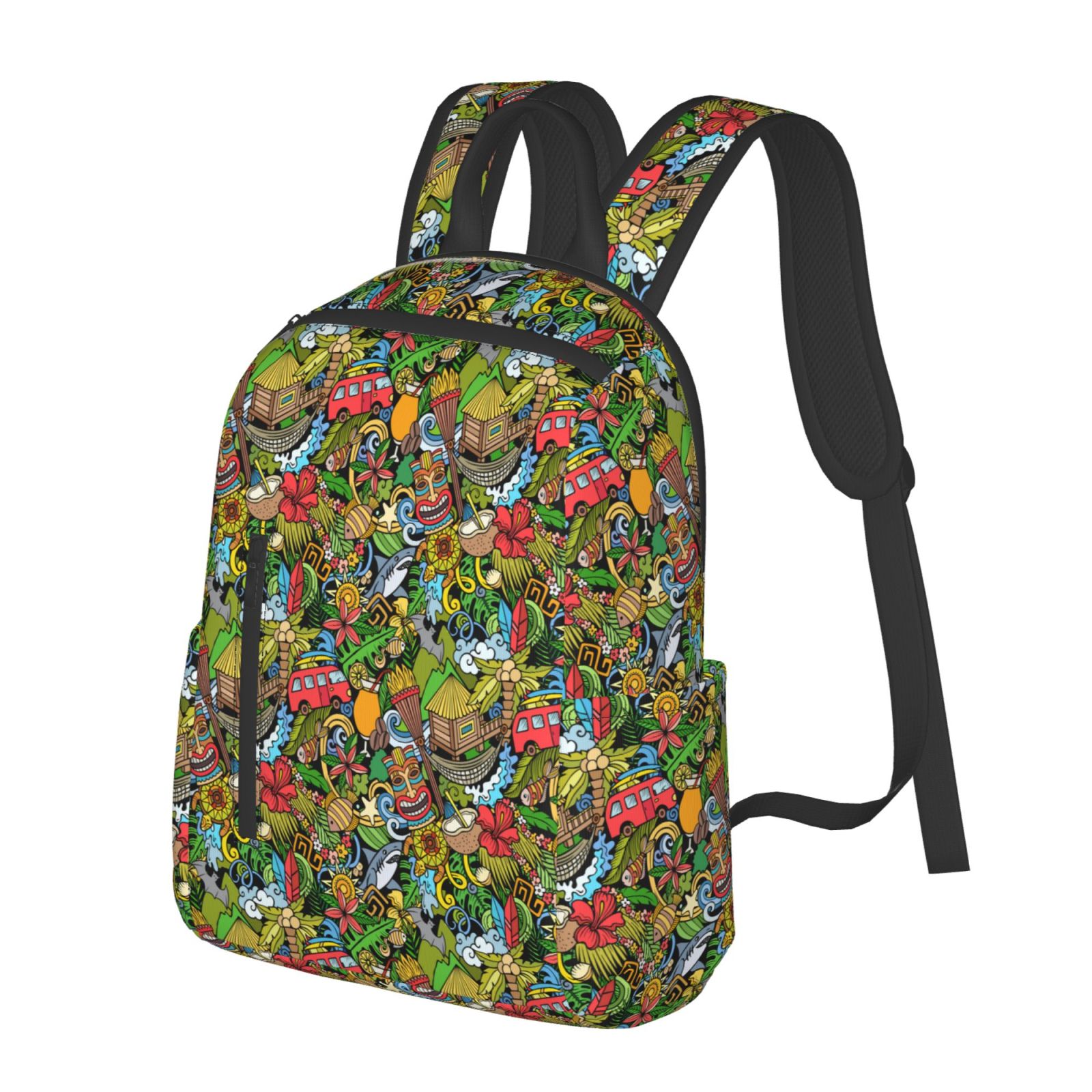 Balery Hawaiian Culture Symbols 1 Lightweight Backpack for Men and ...