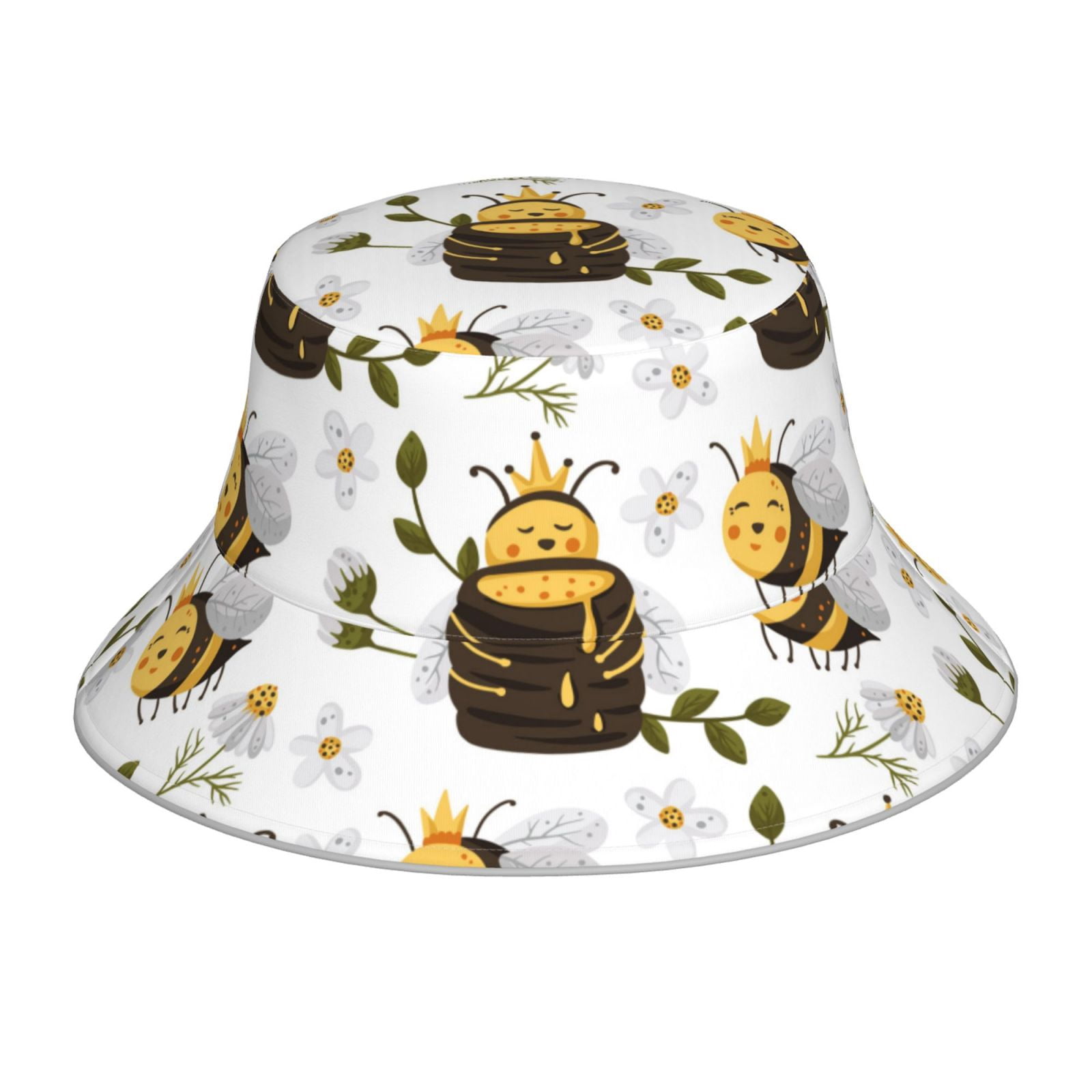 Balery Honey Bee Insect Sun Hats for Men Women Bucket Hat UPF 50 ...