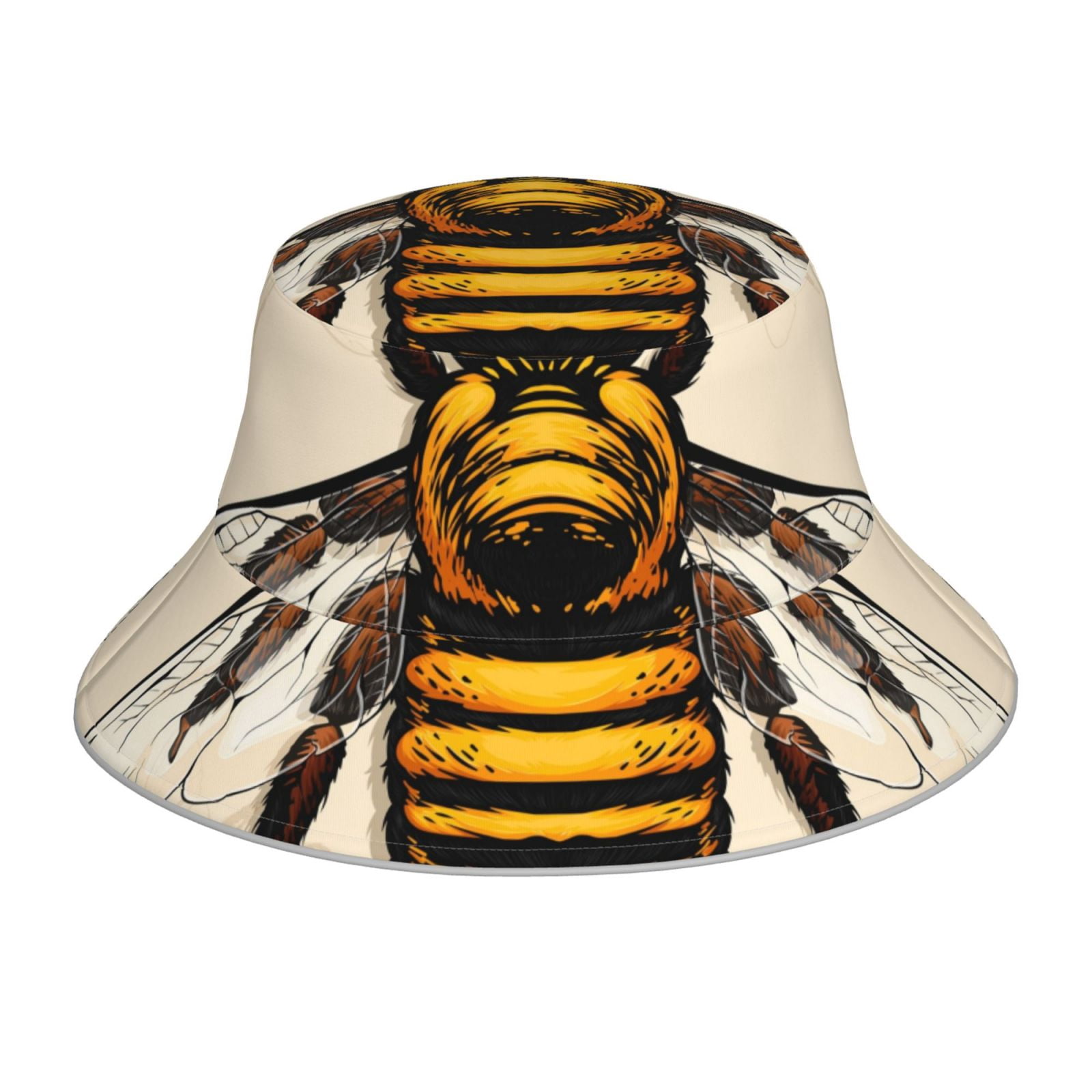 Balery Honey Bee Sun Hats for Men Women Bucket Hat UPF 50+ Buckey Hat ...