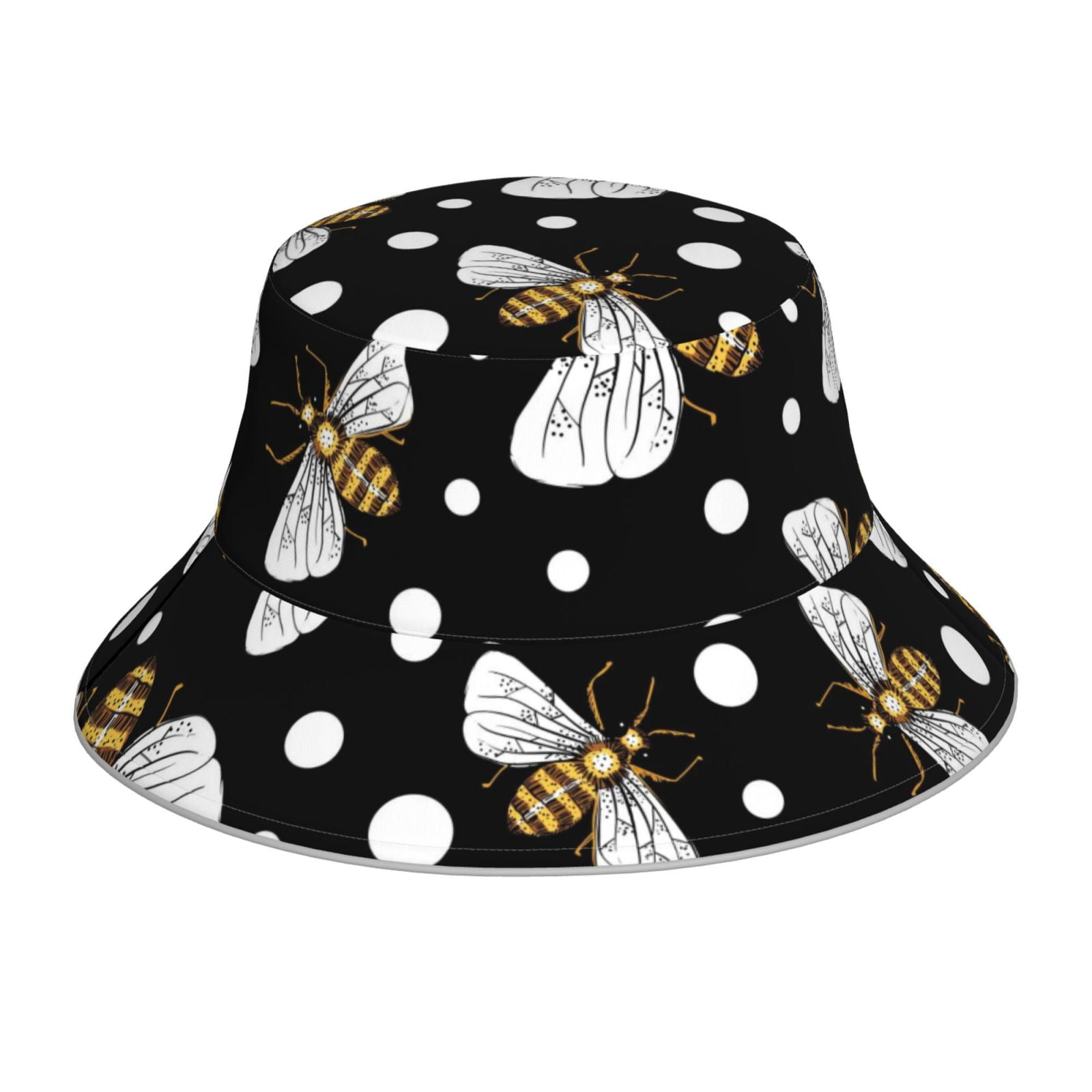 Balery Honey Bees at Night Sun Hats for Men Women Bucket Hat UPF 50 ...