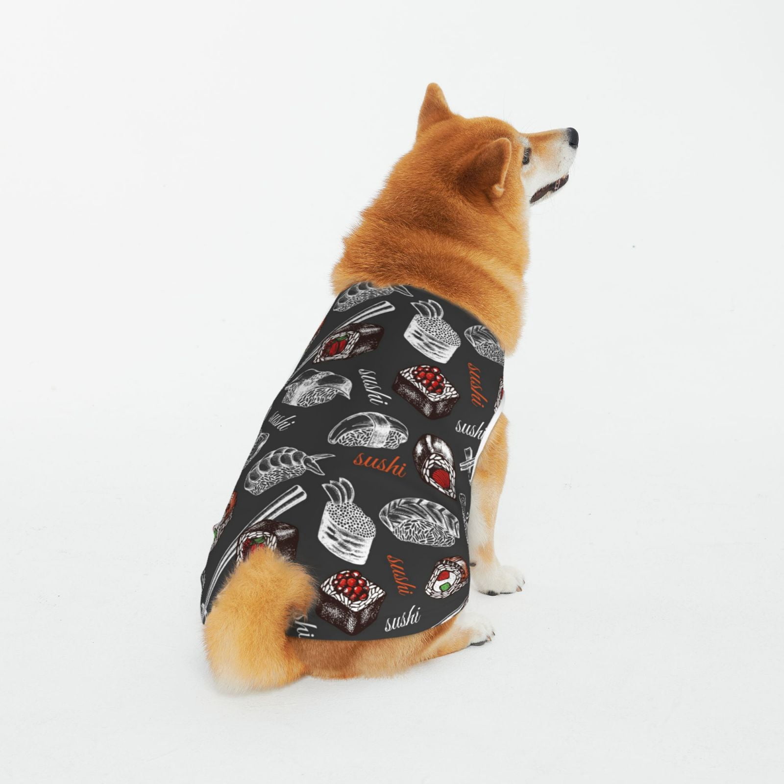 Balery Japanese Sushi Hashi Pattern Cat Dog Sweater,Knit Big Dog ...