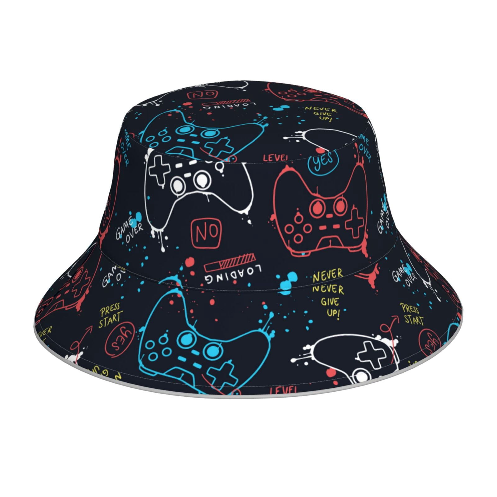 Balery Joystick Gamepad Sun Hats for Men Women Bucket Hat UPF 50 ...