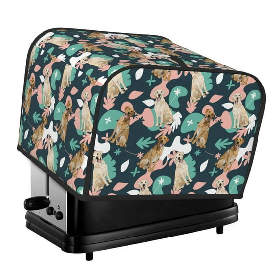 Balery Labrador Retriever Dog Pattern Oven Cover Kitchen Bread Machine ...