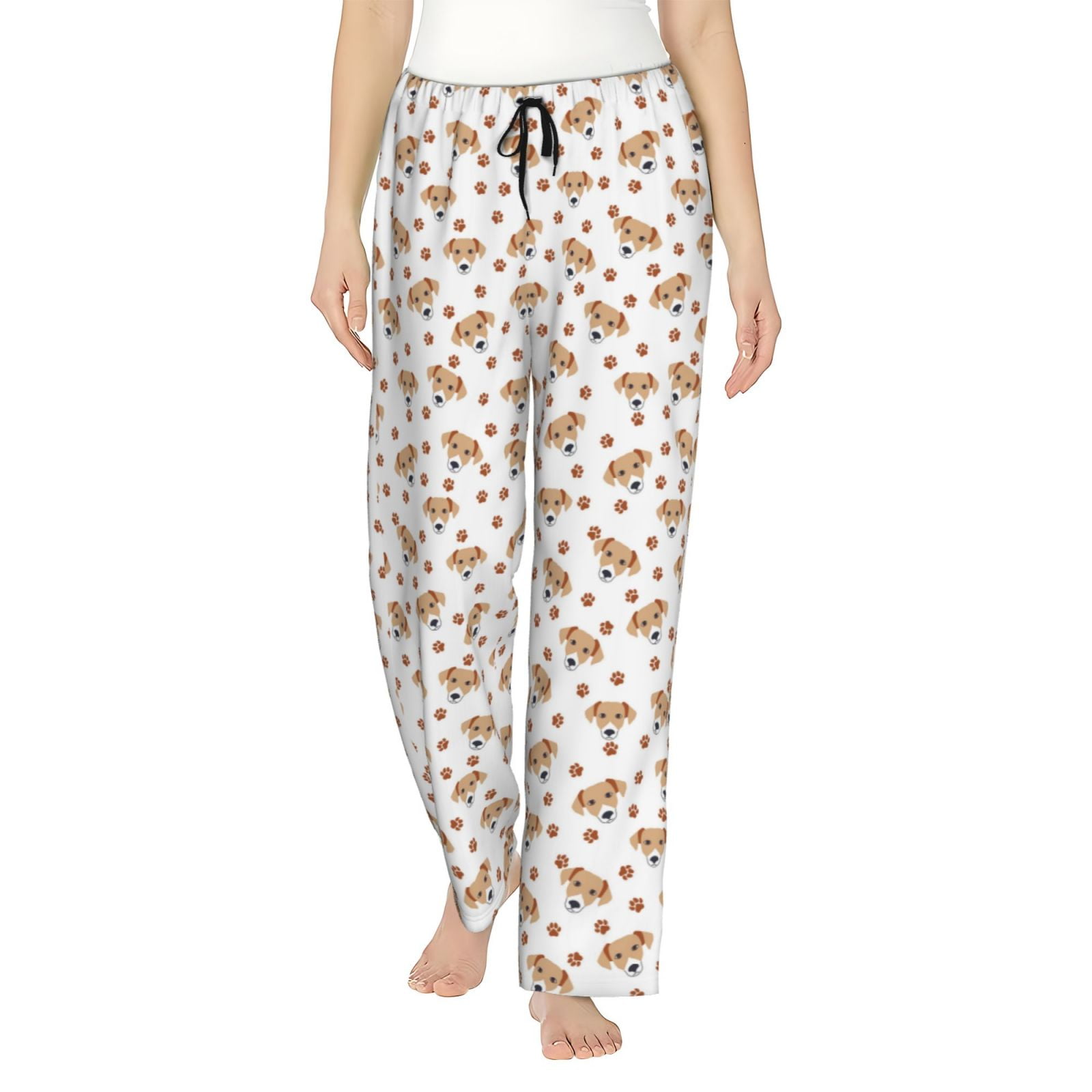 Balery Labrador Retriever Dog print Women's Pajama Pants,Ultra ...