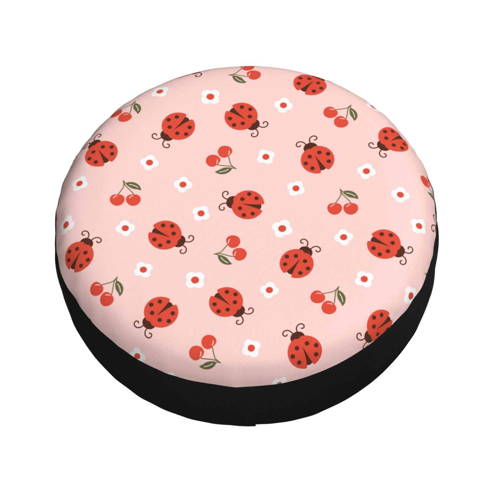 Balery Ladybug With Flower Tire Covers - Tough Tire Wheel Protector for ...