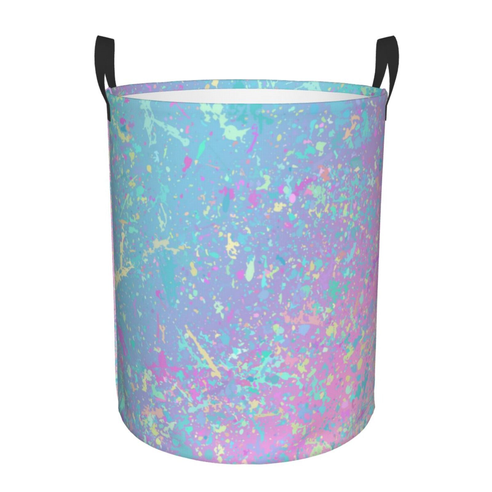 Balery,Laundry Hamper With Handles Laundry Basket Fantasy Gradient ...