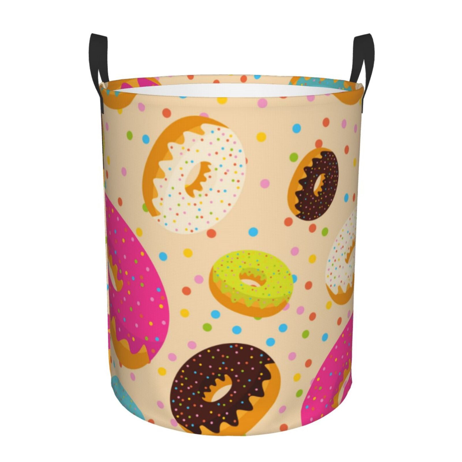 Balery,Laundry Hamper With Handles Laundry Basket Donuts Round Laundry ...