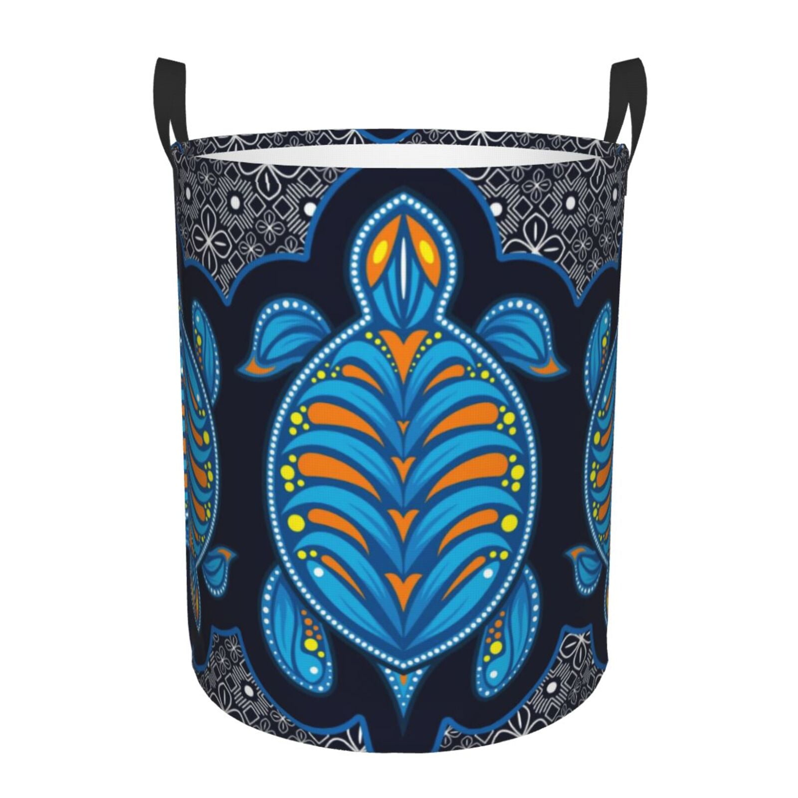 Balery,Laundry Hamper With Handles Laundry Basket Turtle Round Laundry ...