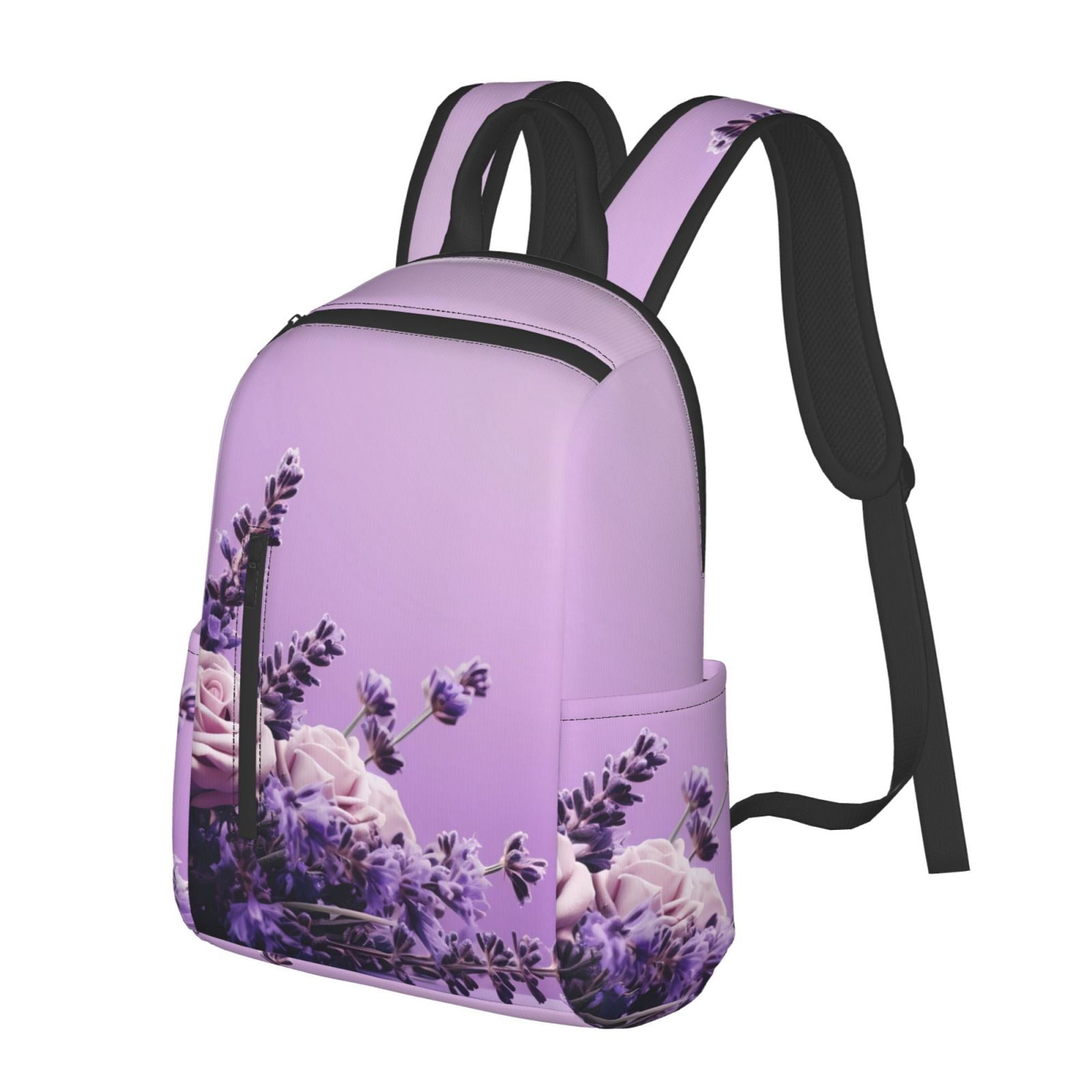 Balery Lavender Roses Arrangement Lightweight Backpack for Men and ...