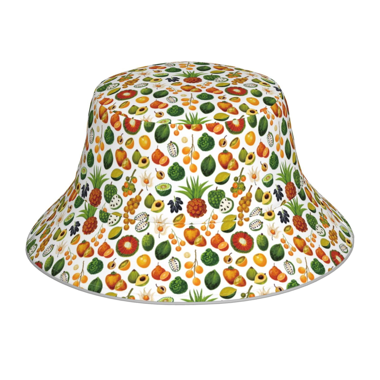 Balery Lemon Fruits Vegetables Sun Hats for Men Women Bucket Hat UPF 50 ...
