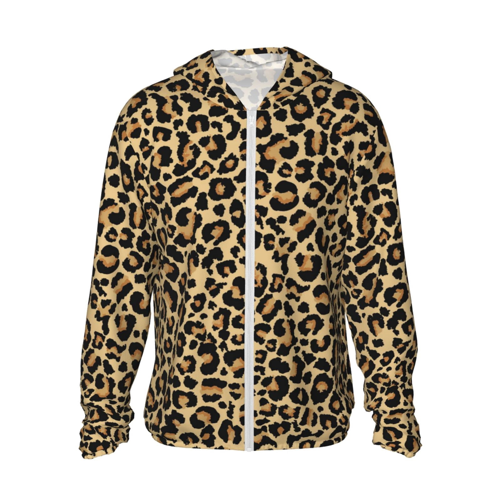 Balery Leopard Print Men's Women's UPF 50+ Sun Protection Lightweight ...