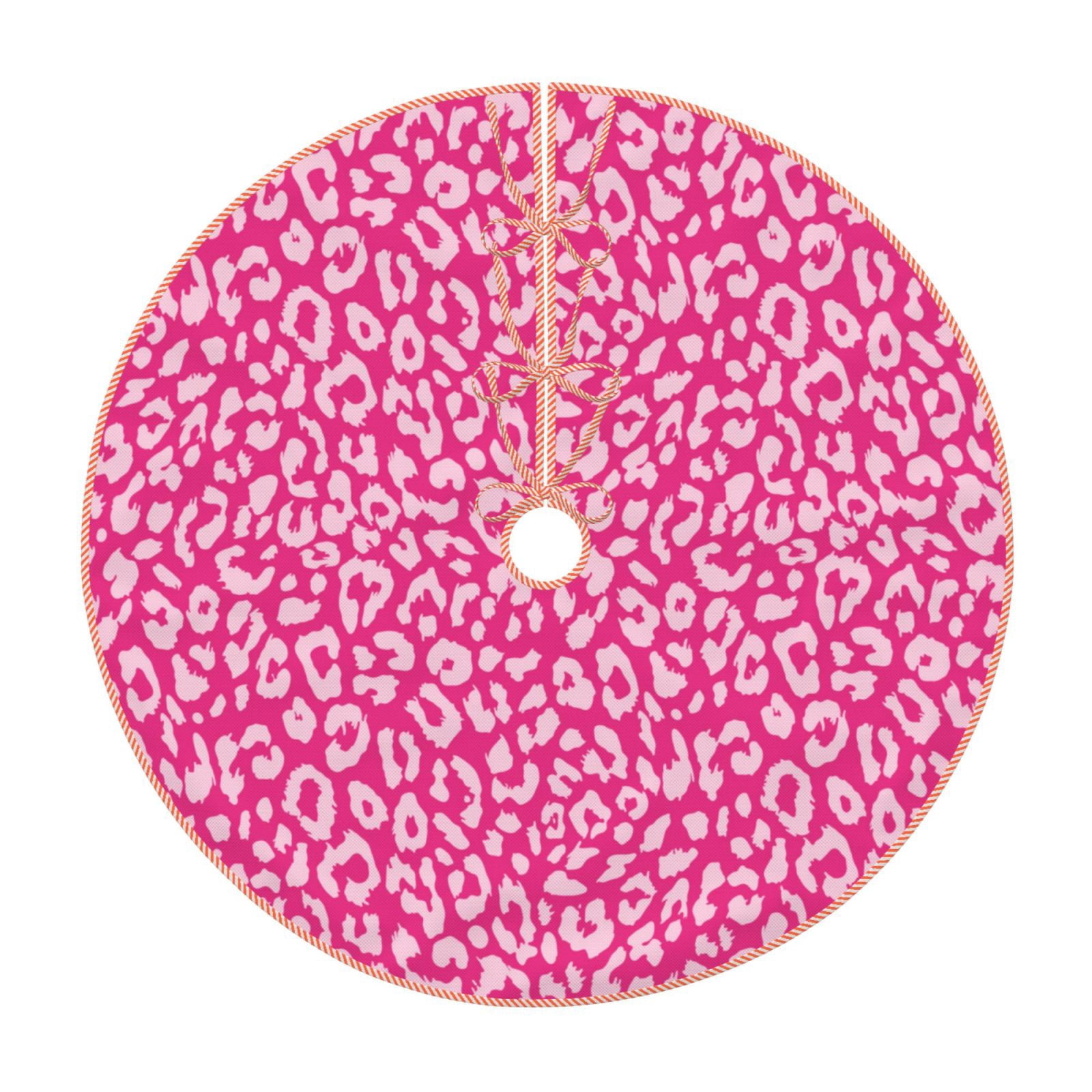 Balery Leopard Printed Christmas Tree Skirt , Merry Christmas Party ...