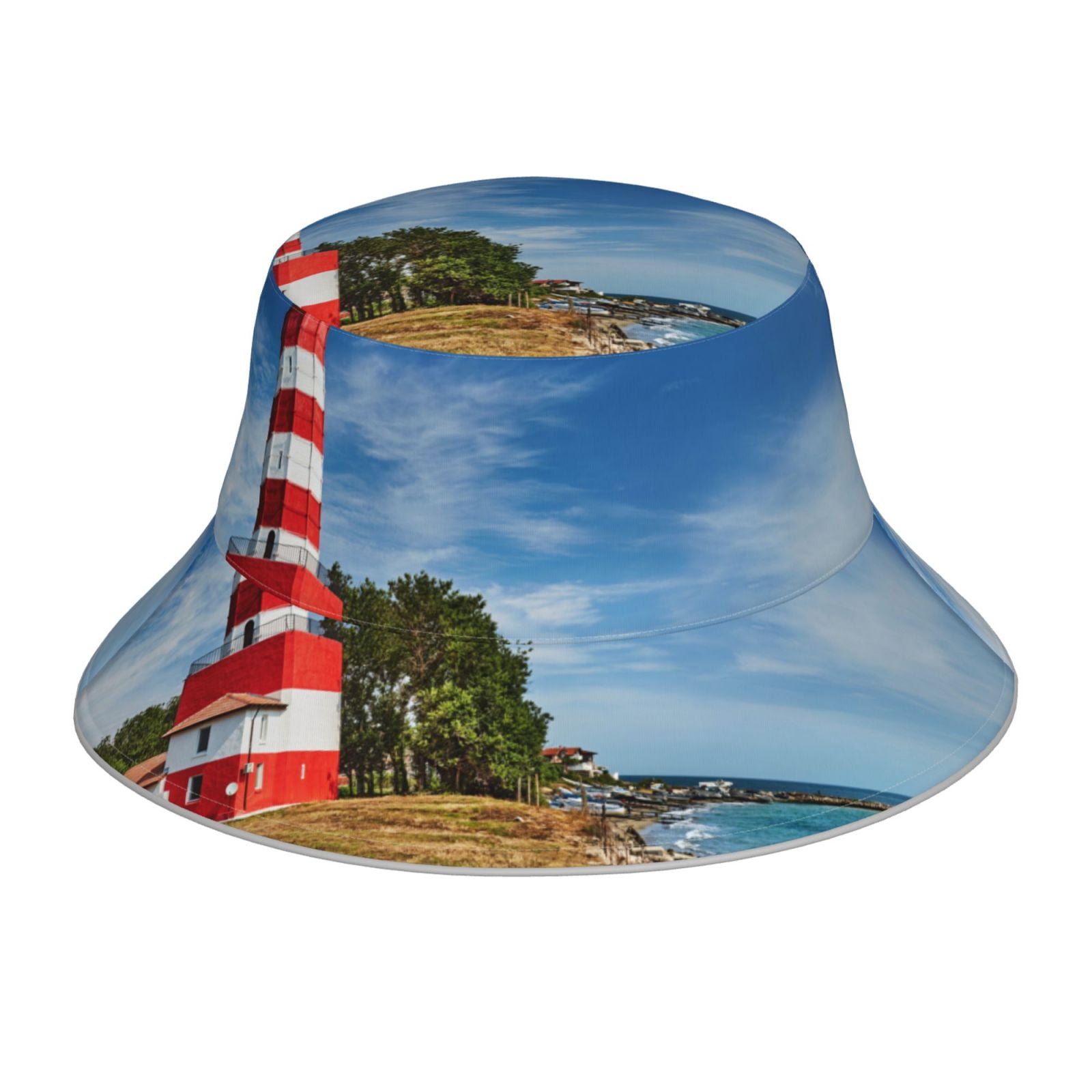 Balery Lighthous Sun Hats for Men Women Bucket Hat UPF 50+ Buckey Hat ...