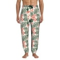 Balery Lilies Flowers Pattern Joggers For Men Athletic Workout
