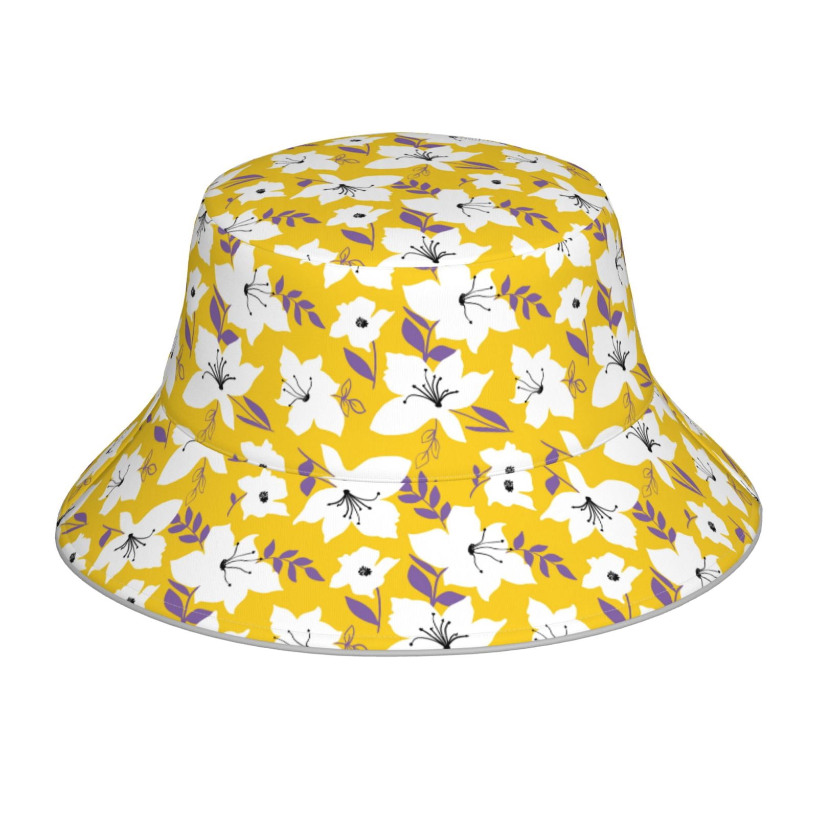 Balery Lilies Flowers Sun Hats for Men Women Bucket Hat UPF 50+ Buckey ...