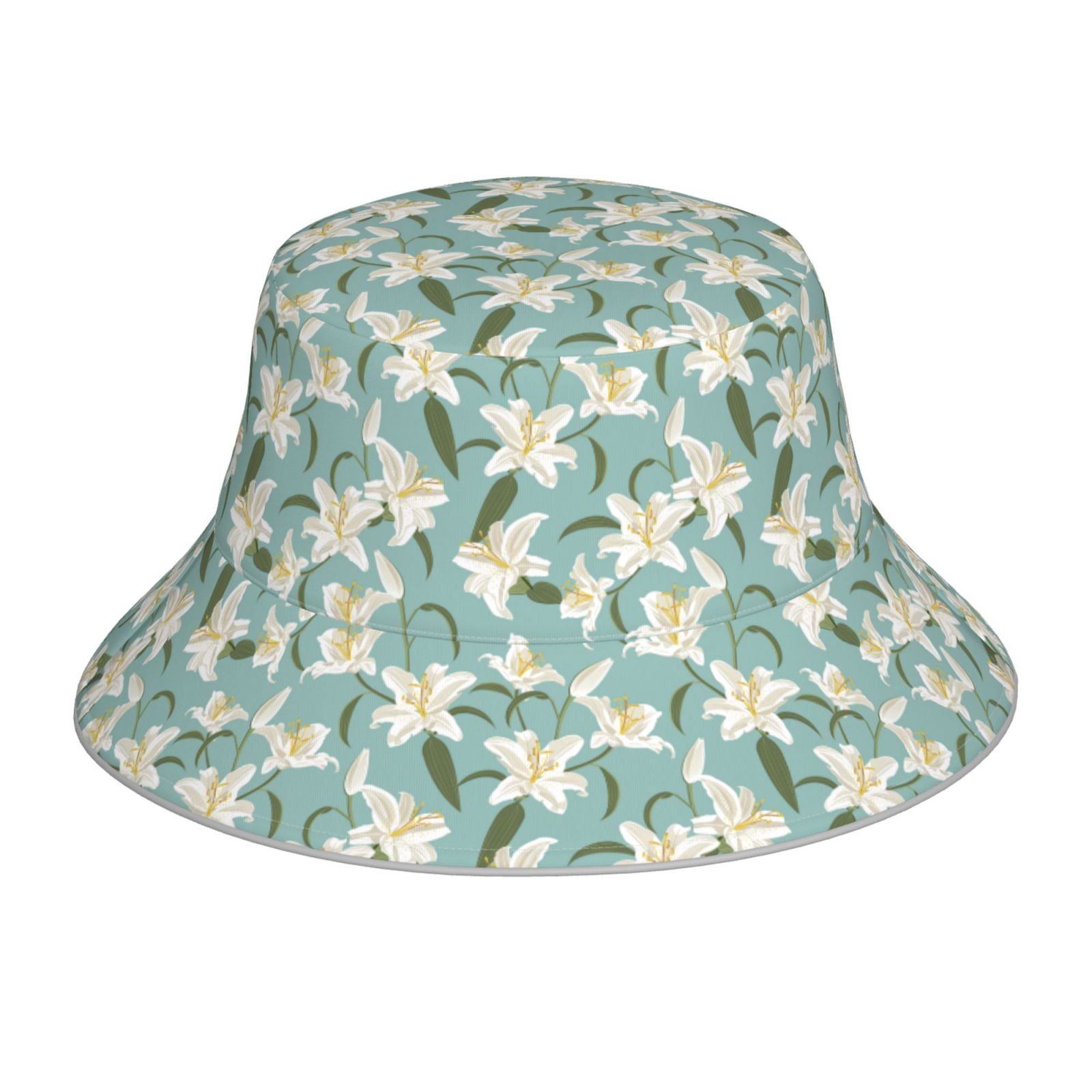 Balery Lilies Flowers Sun Hats for Men Women Bucket Hat UPF 50+ Buckey ...