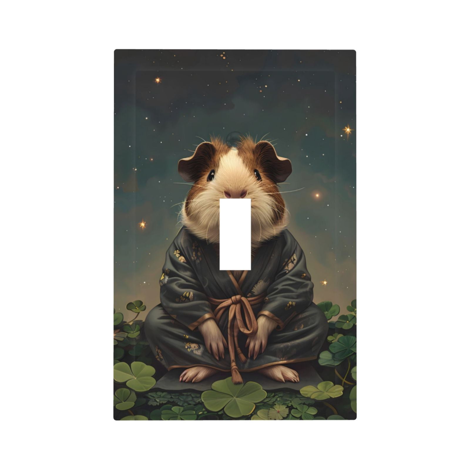 Balery Lotus Leaf Starry Sky Guinea Pig for Duplex Wall Plates Kit ...
