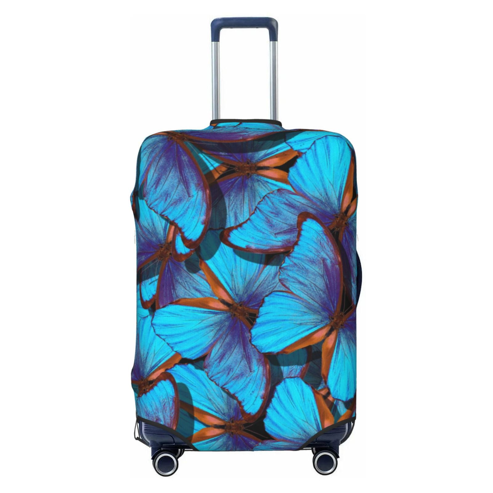 Balery Luggage Cover Blue Butterflies Print Suitcase Covers for Luggage ...