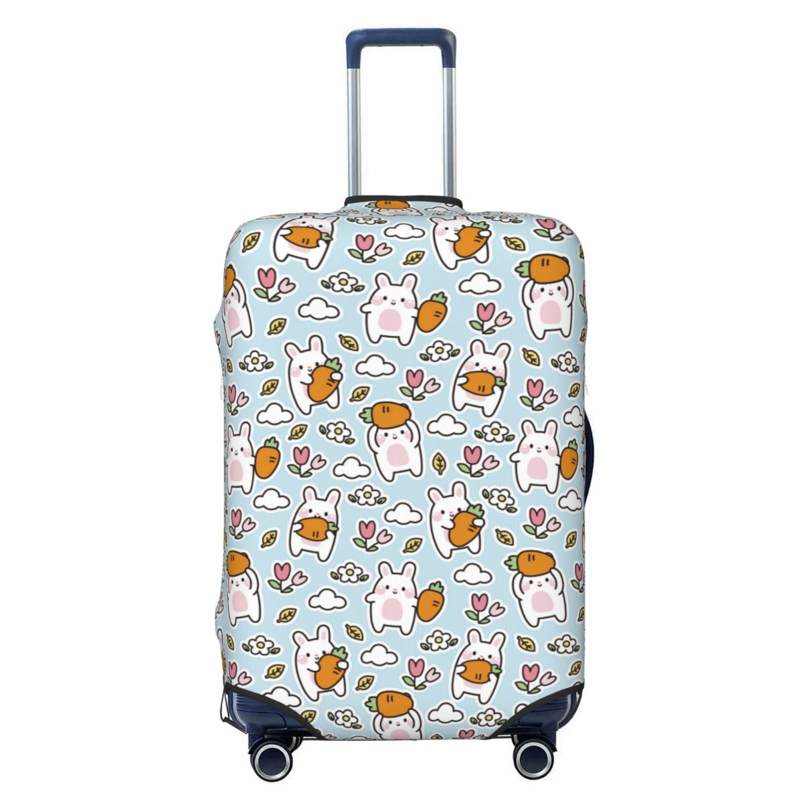 Balery Luggage Cover Carrot Rabbit Print Suitcase Covers for Luggage ...