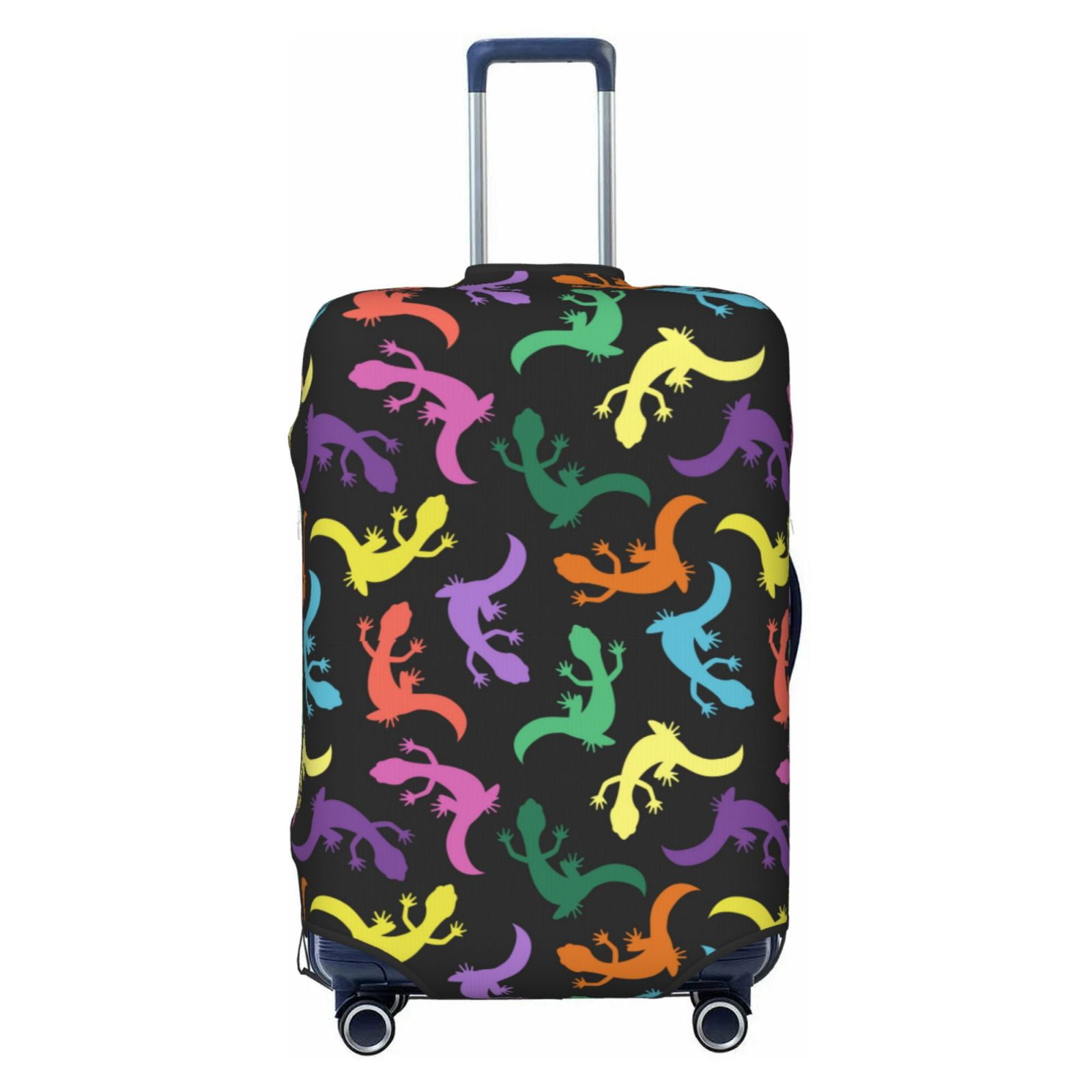 Balery Luggage Cover Colorful Lizards Print Suitcase Covers for Luggage ...