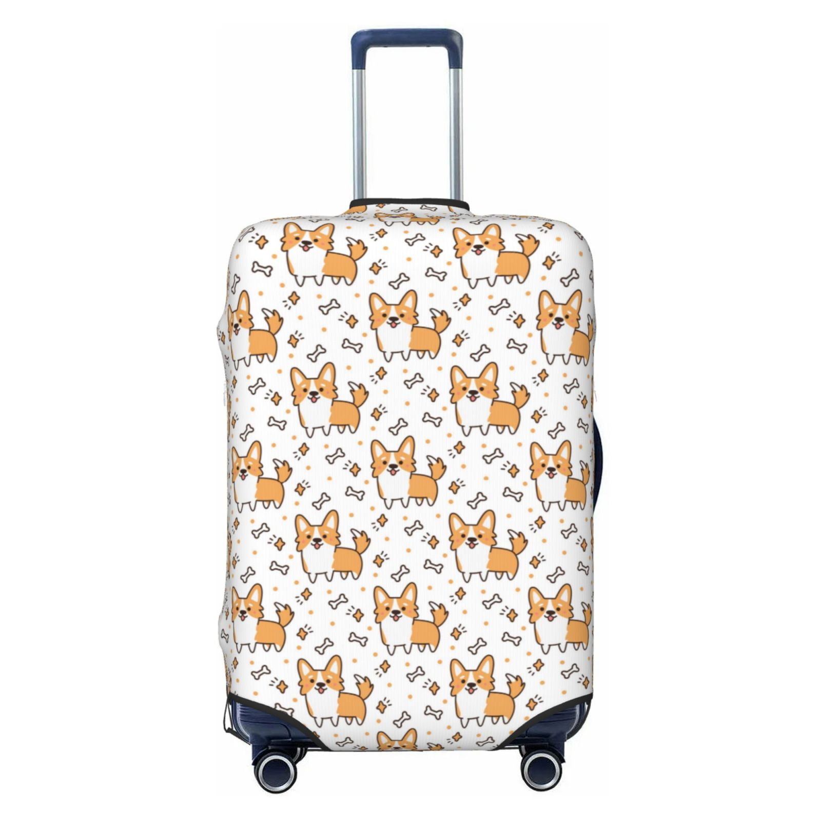 Balery Luggage Cover Corgi with Hearts Print Suitcase Covers for ...