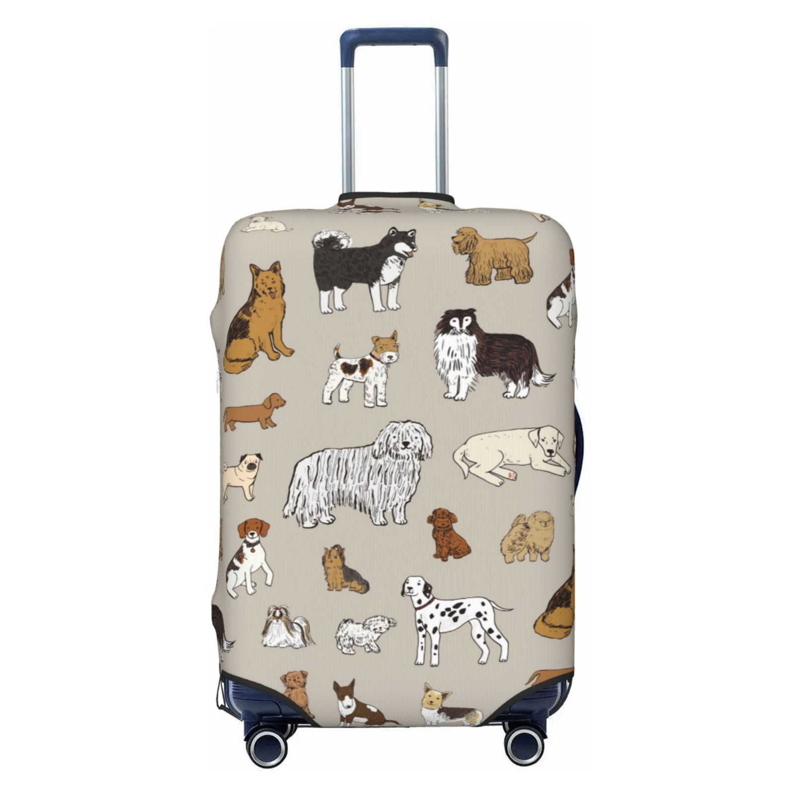 Balery Luggage Cover Dog Animal Print Suitcase Covers for Luggage ...
