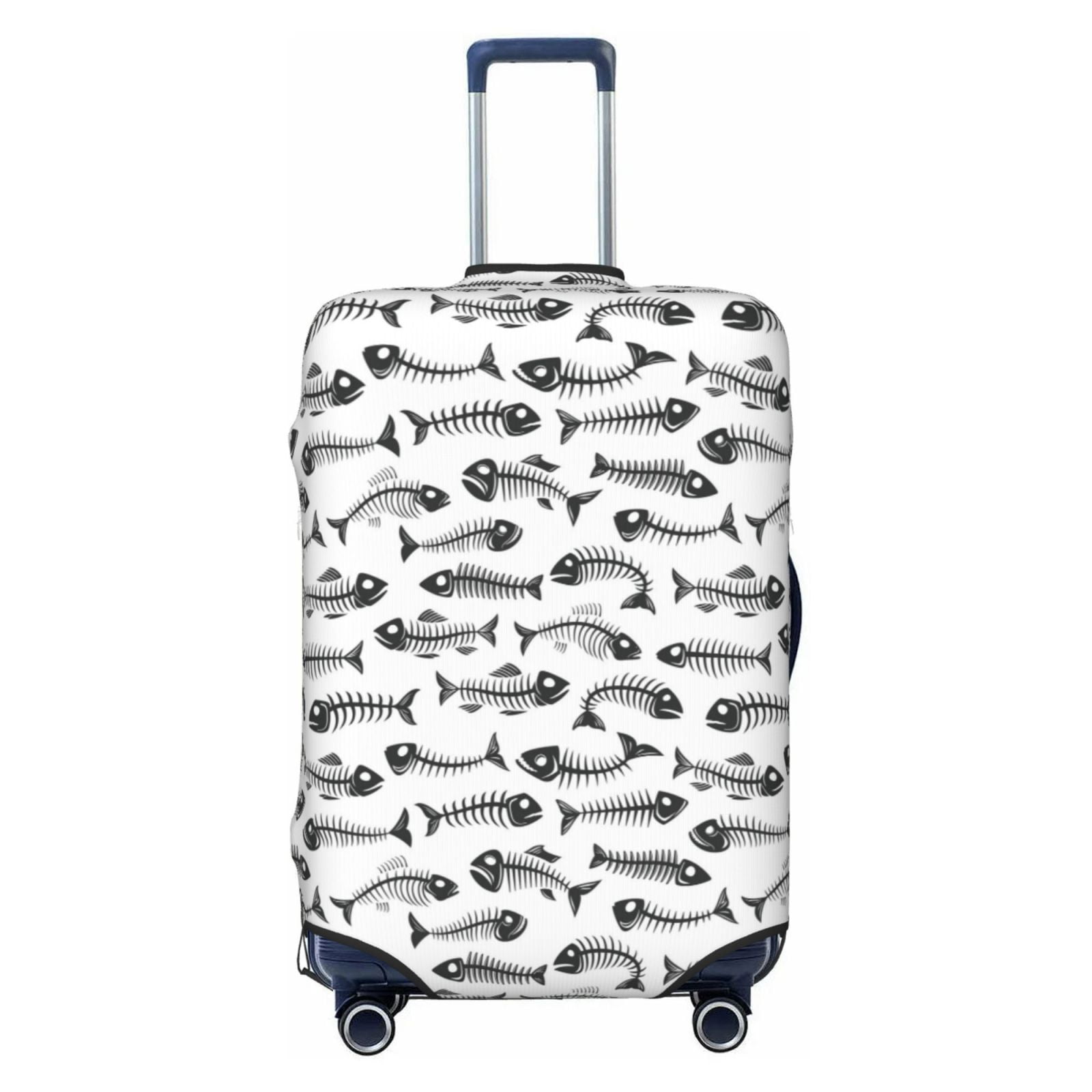 Balery Luggage Cover Fish Bones Print Suitcase Covers for Luggage ...