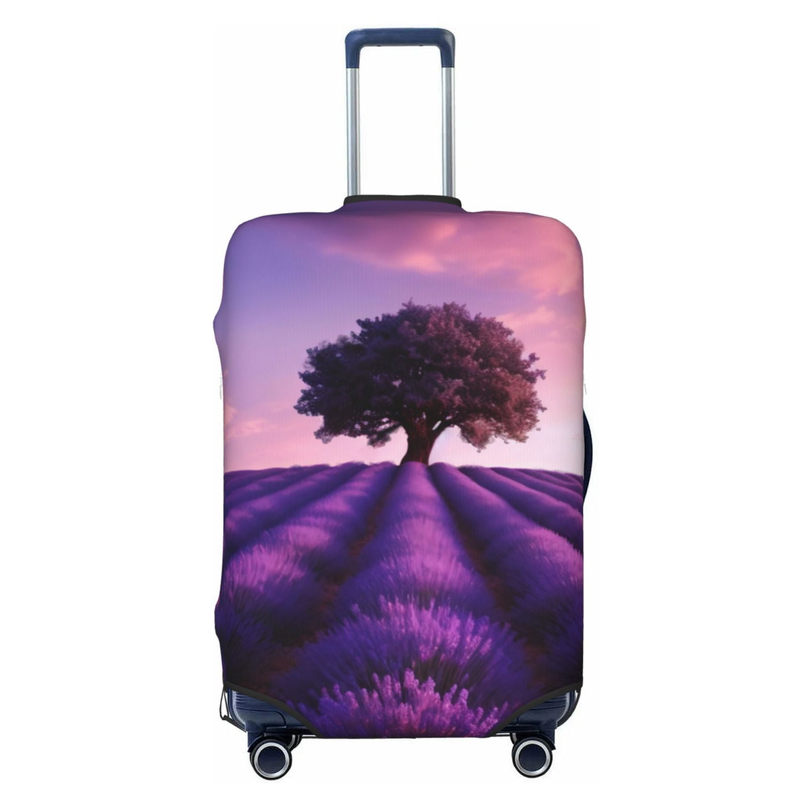 Balery Luggage Cover Lavender Field Sunset Print Suitcase Covers for ...