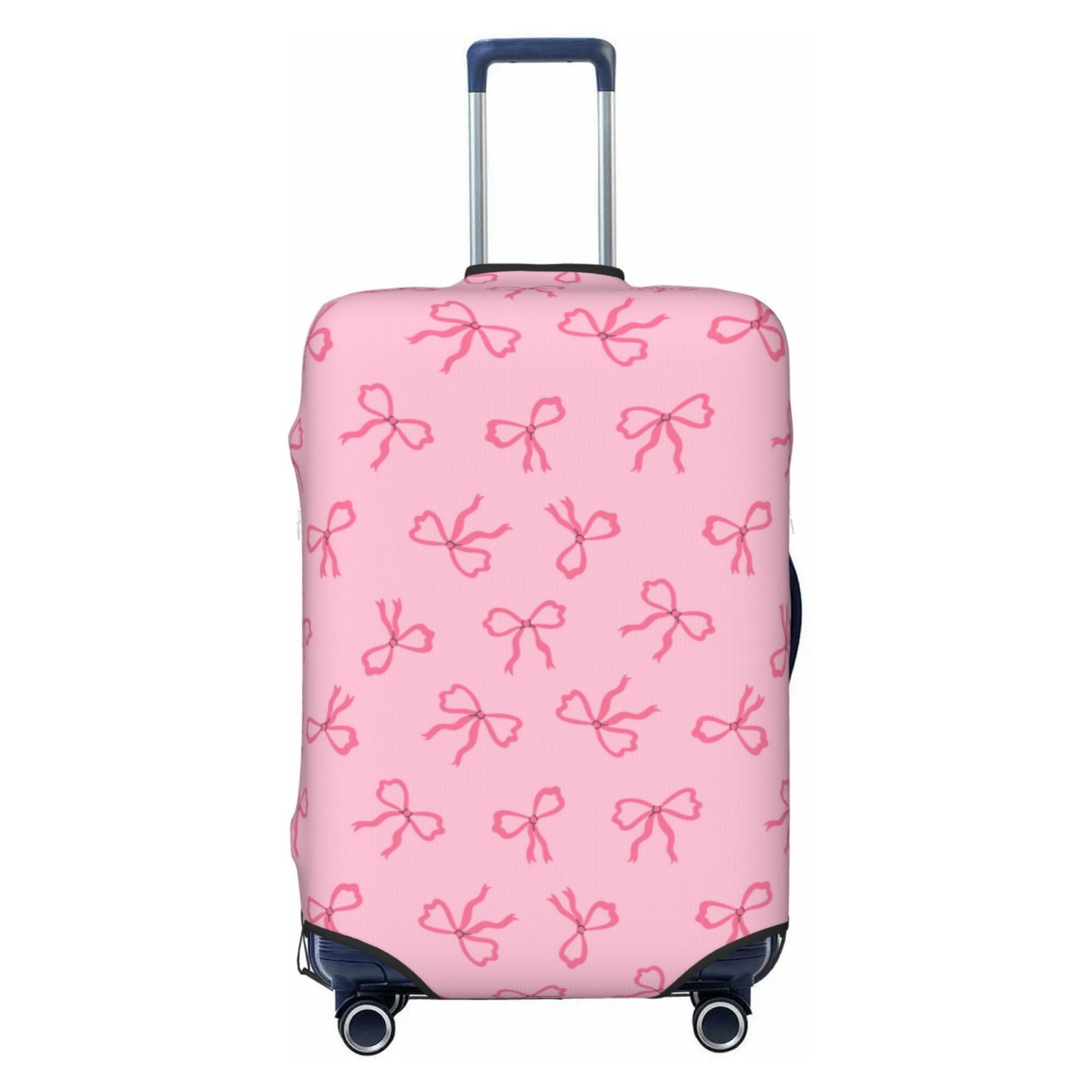 Balery Luggage Cover Pink Bows Print Suitcase Covers for Luggage ...